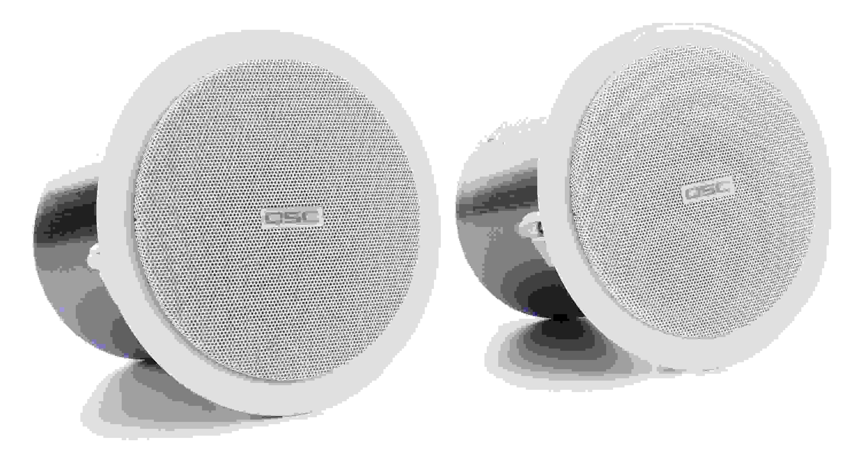 QSC AC-C4T Ceiling-mounted Loudspeaker - Pair | Sweetwater