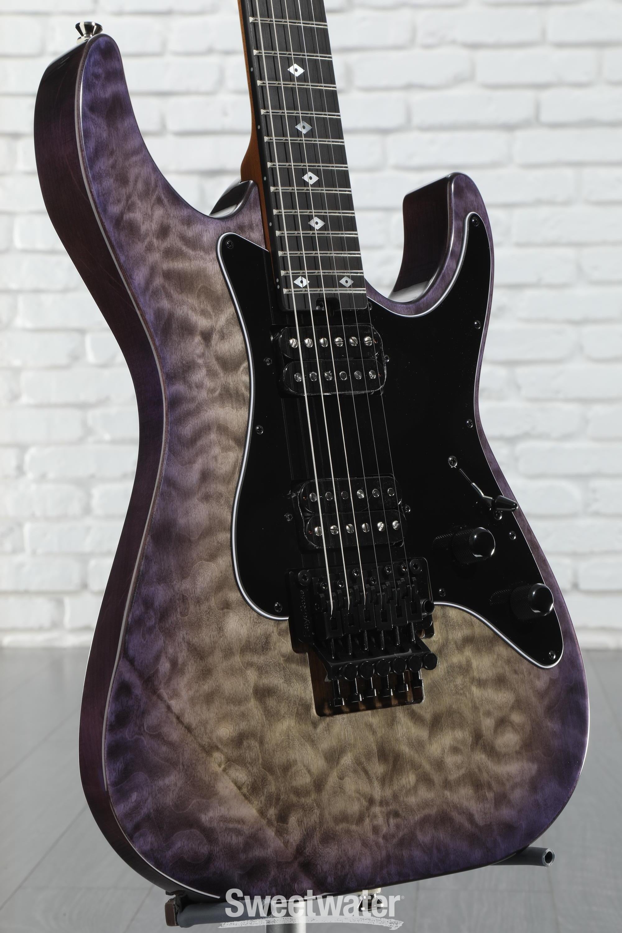 Kramer Volante Quilt HHFR Electric Guitar - Ultraviolet Burst | Sweetwater