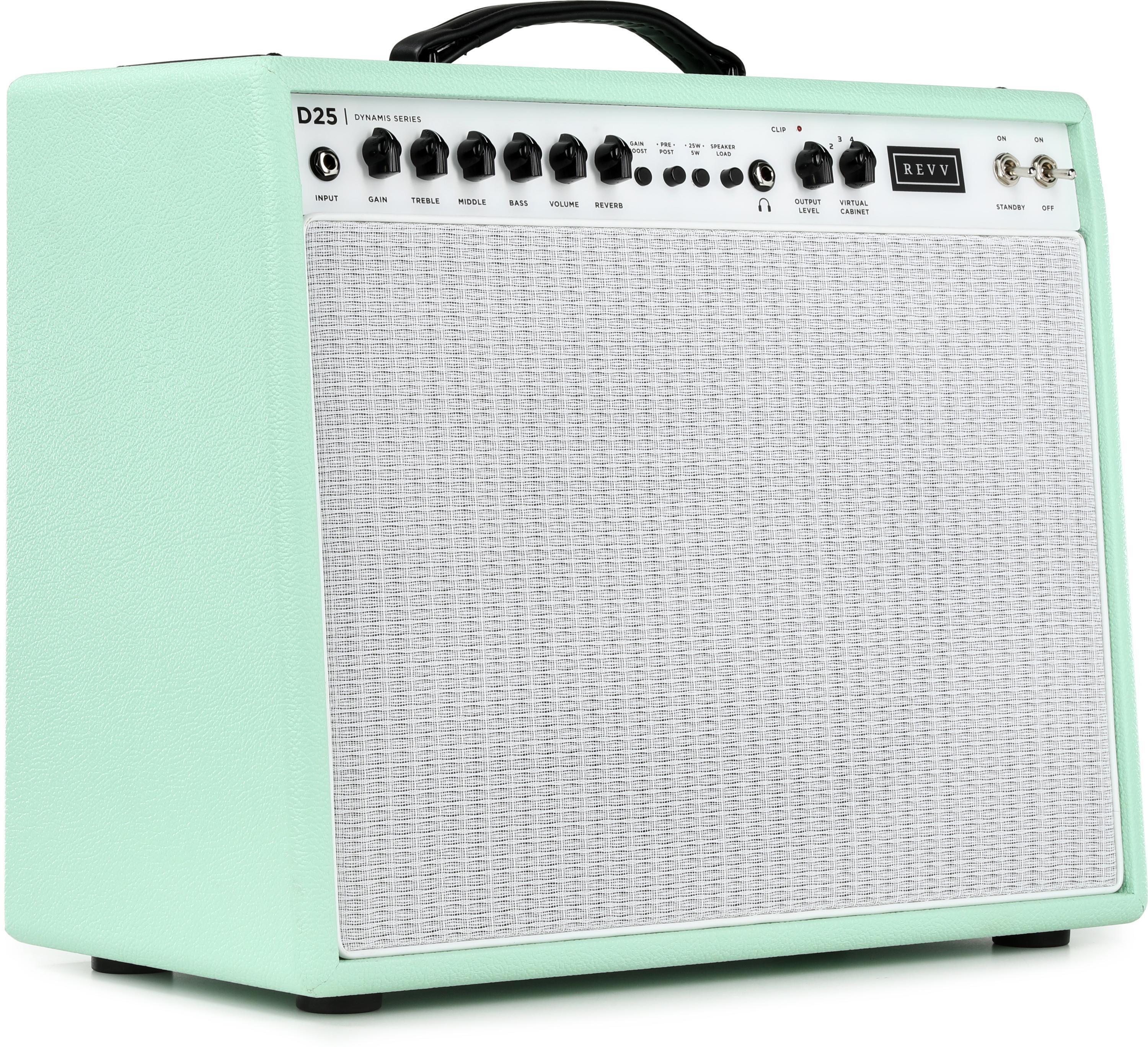 Revv Dynamis D25 Combo Amp - Seafoam Green - Sweetwater Exclusive