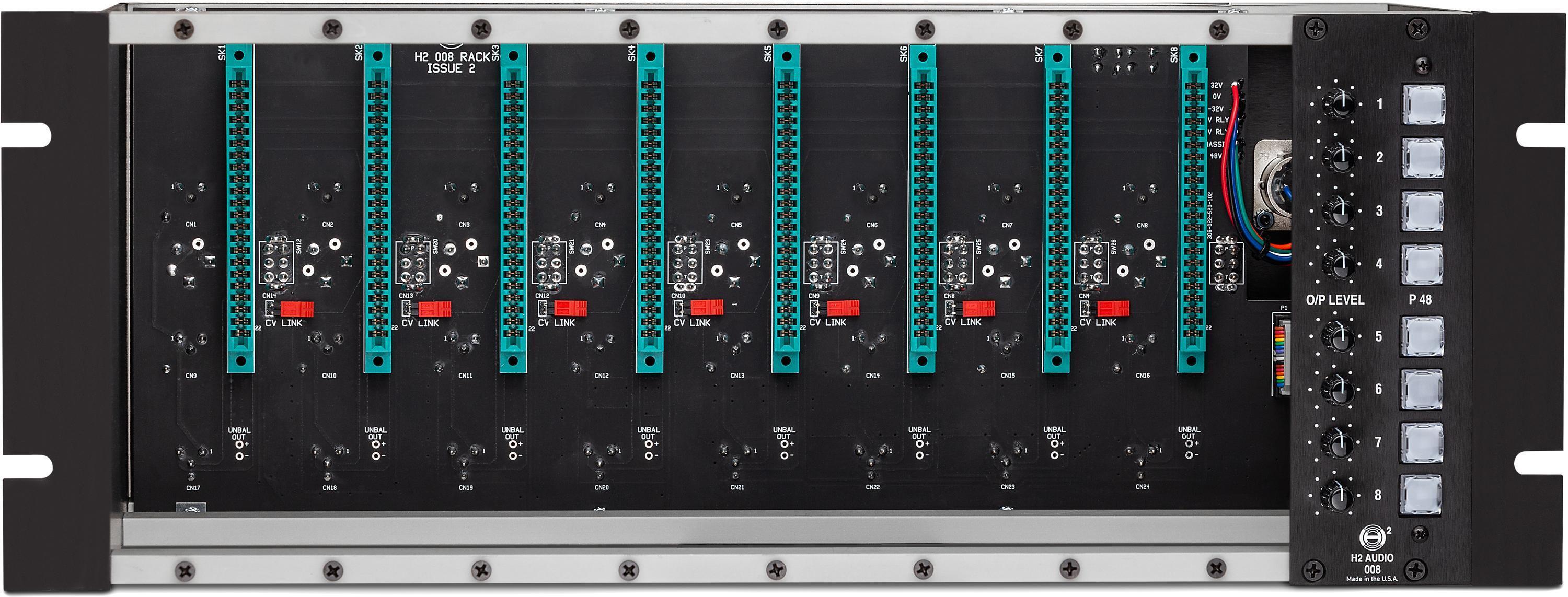 H2 Audio 008 8-channel 0011 Series Rack | Sweetwater