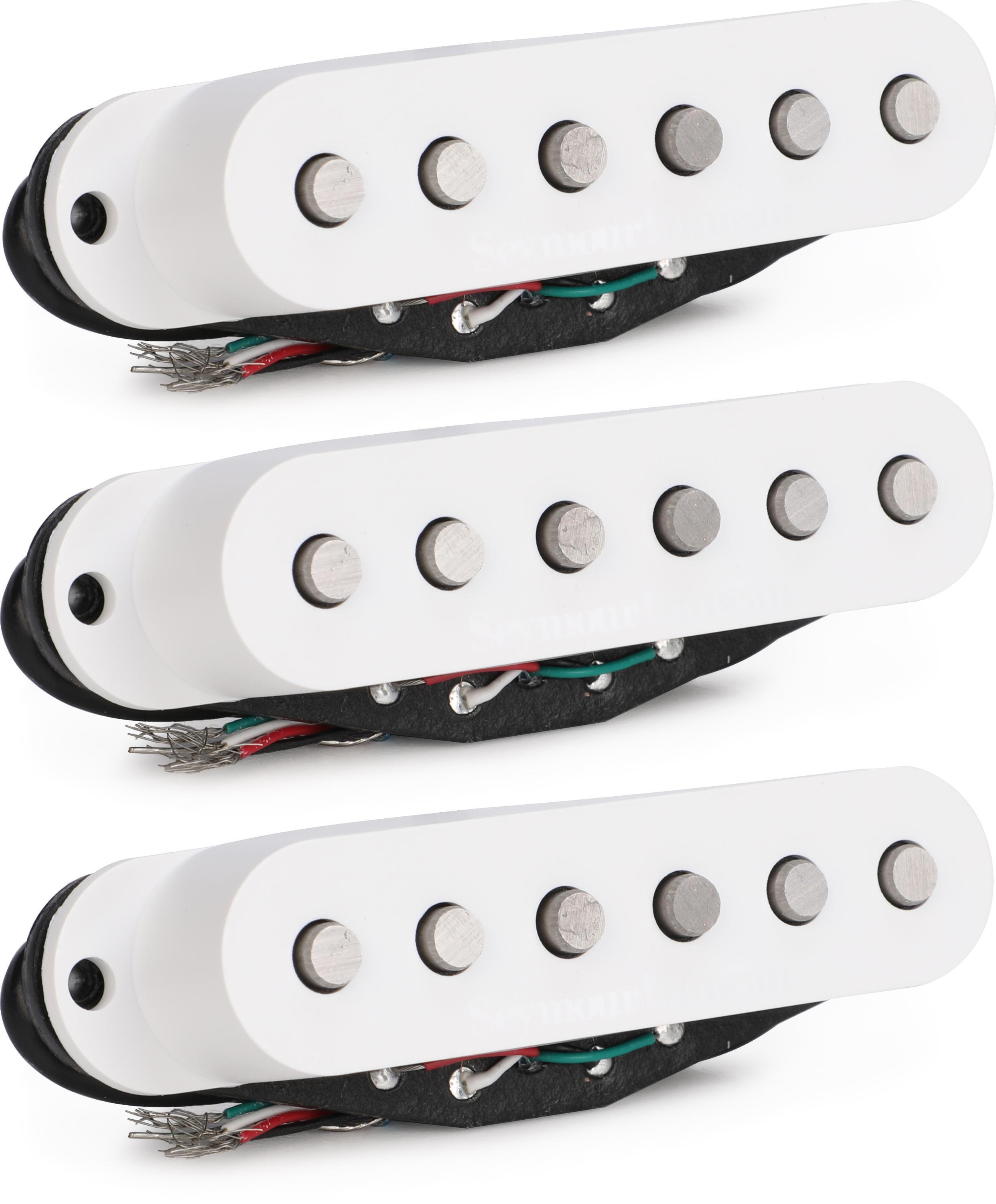 Seymour Duncan Hot Chicken Stacked Stratocaster Pickup Set - White ...