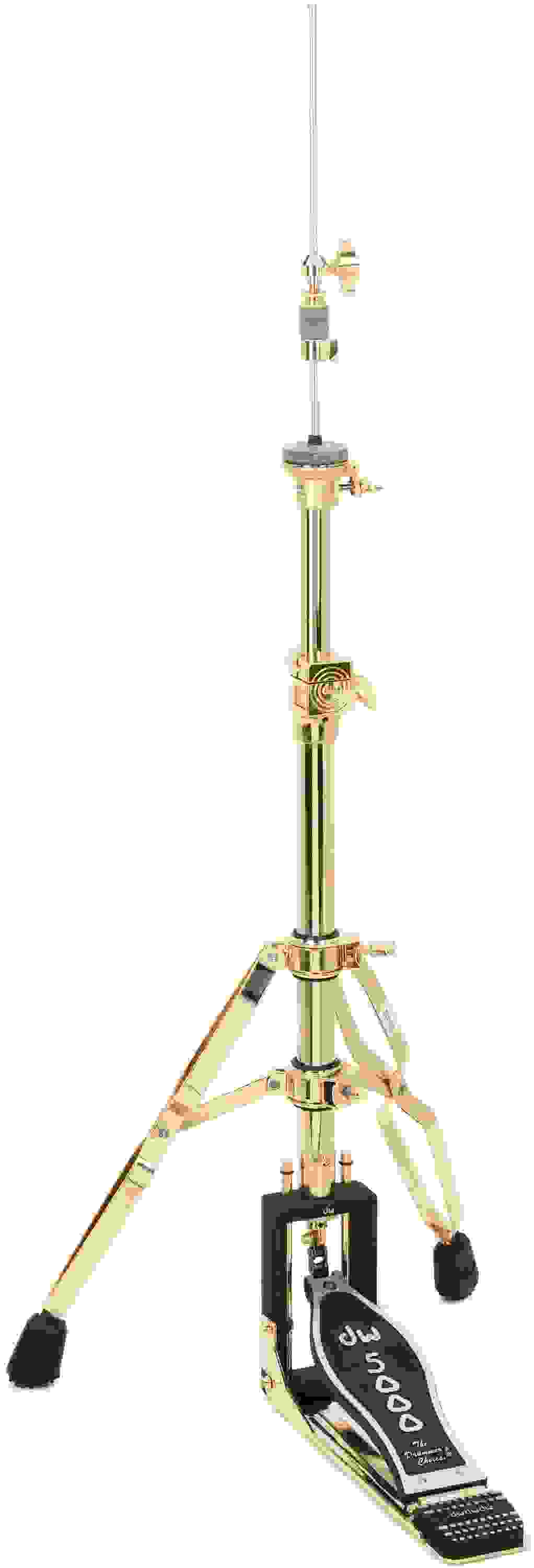 DW DWCP5500TD 5000 Series Heavy-duty Hi-hat Stand - 2-leg, Gold Finish ...