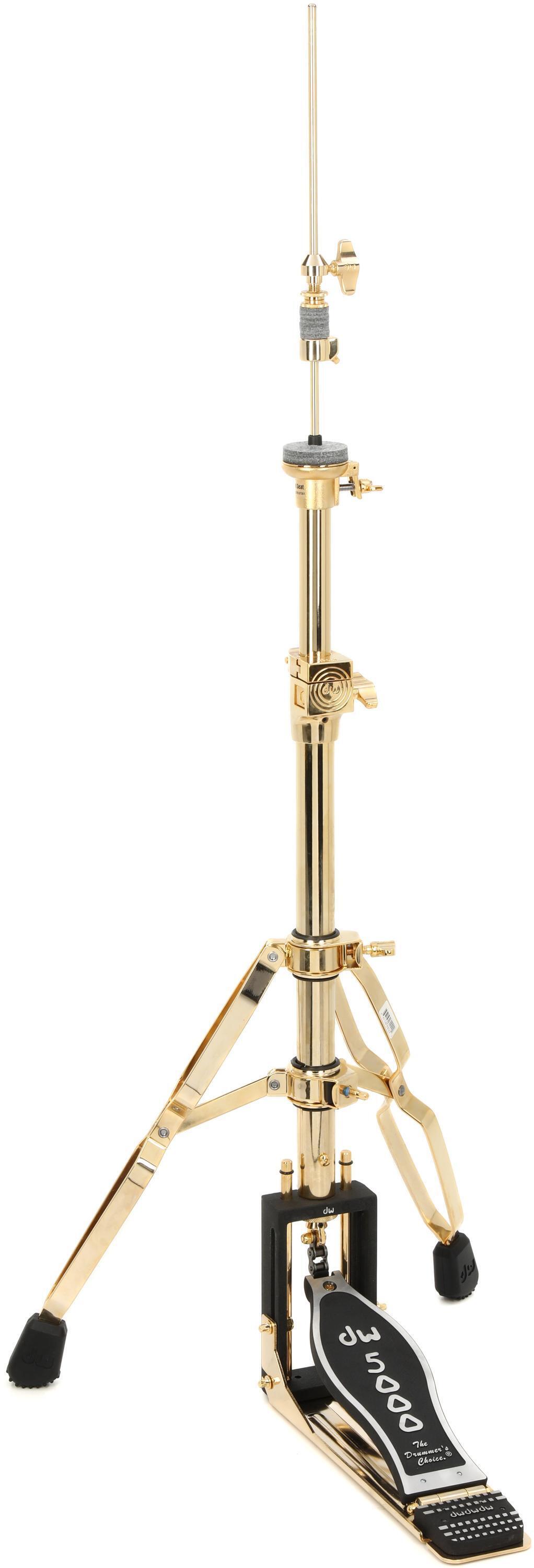 DW DWCP5500TD 5000 Series Heavy-duty Hi-hat Stand - 2-leg, Gold Finish ...