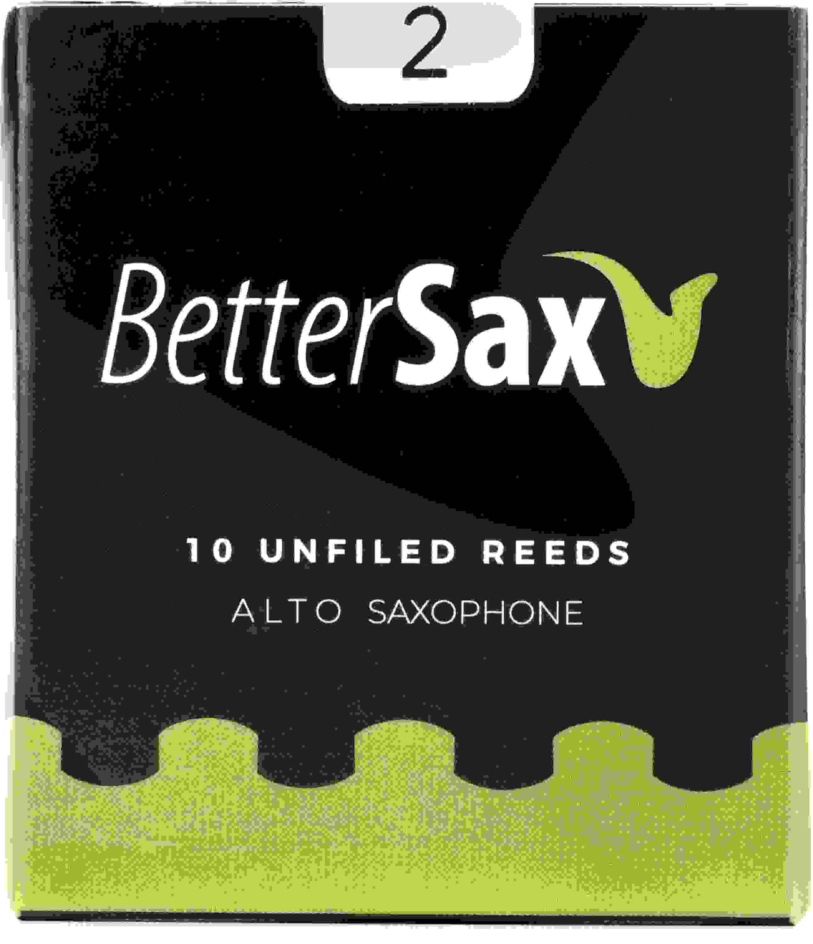 BetterSax Alto Saxophone Jazz Cut Reeds - 2.0 (10-pack) | Sweetwater