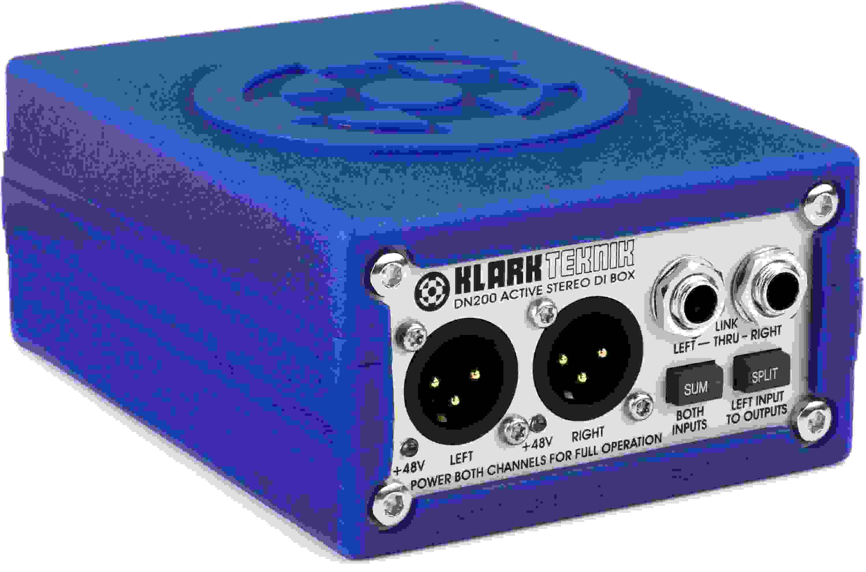 Klark Teknik DN200 Active Stereo DI Box | Sweetwater