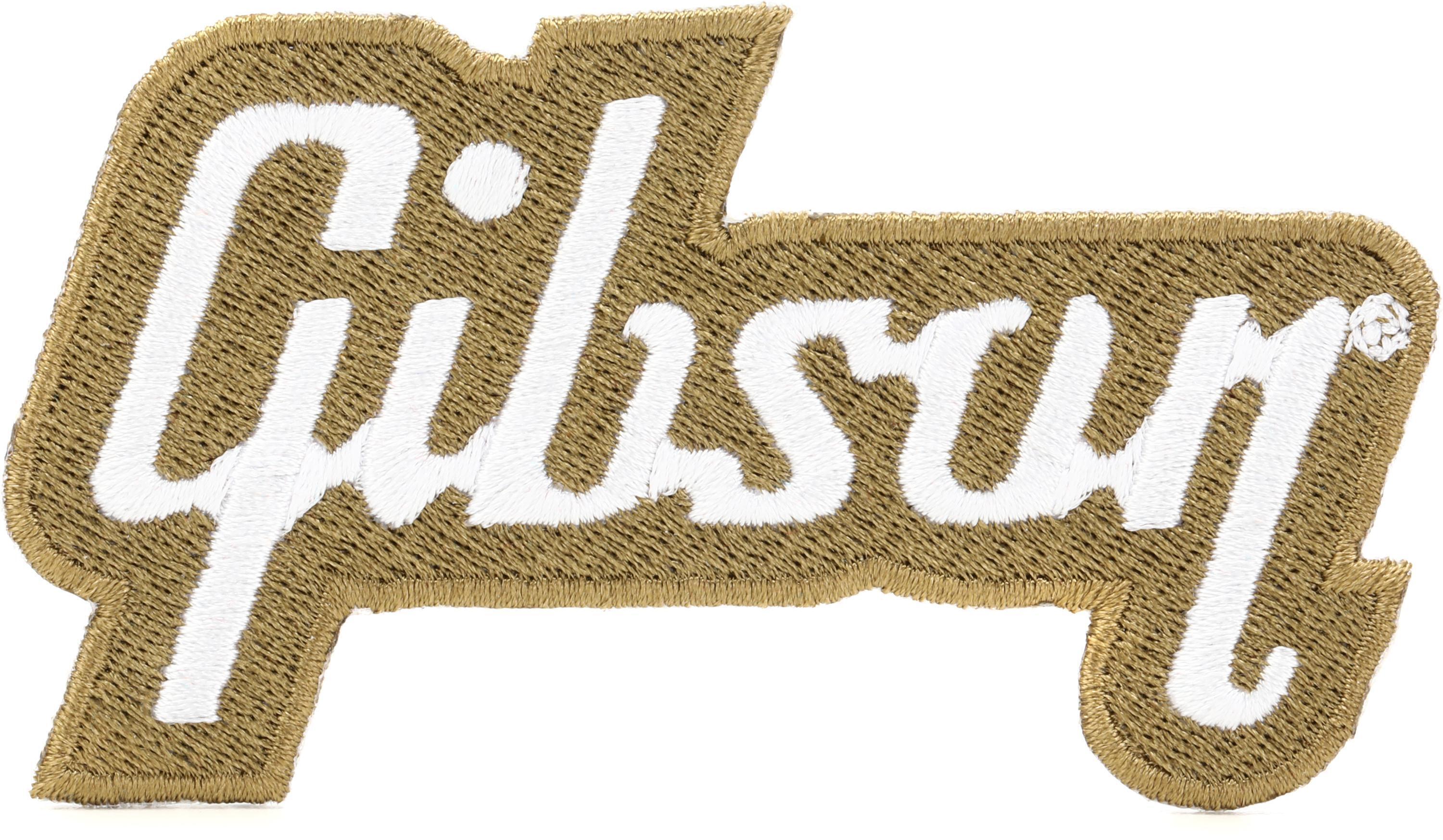 Gibson Accessories Logo Patch - Gold | Sweetwater