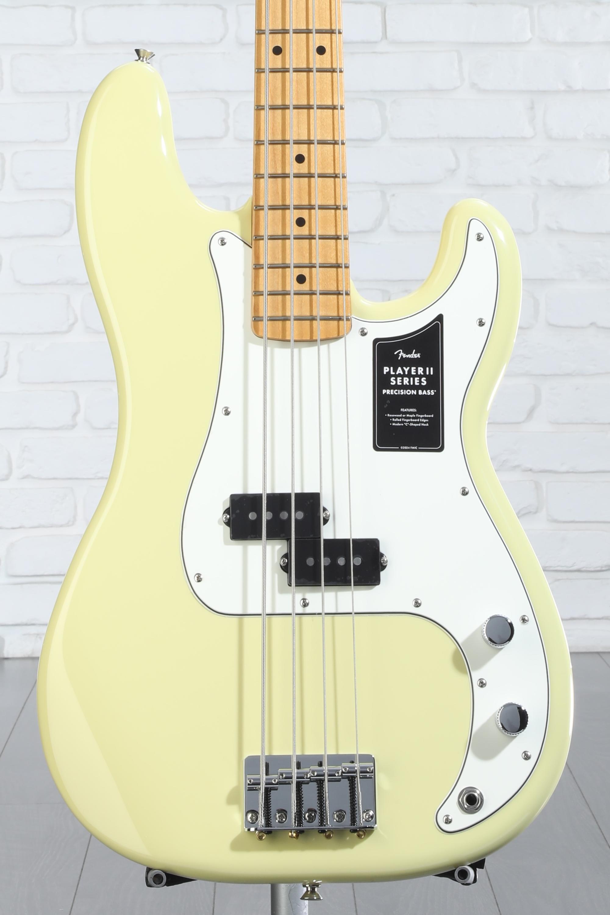 Fender Player II Precision Bass - Hialeah Yellow with Maple Fingerboard ...
