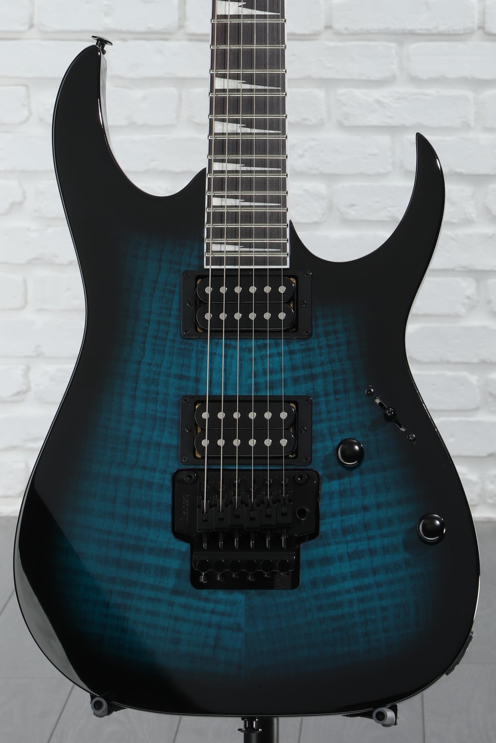 Ibanez Gio RG320FAT Electric Guitar - Transparent Blue Sunburst ...