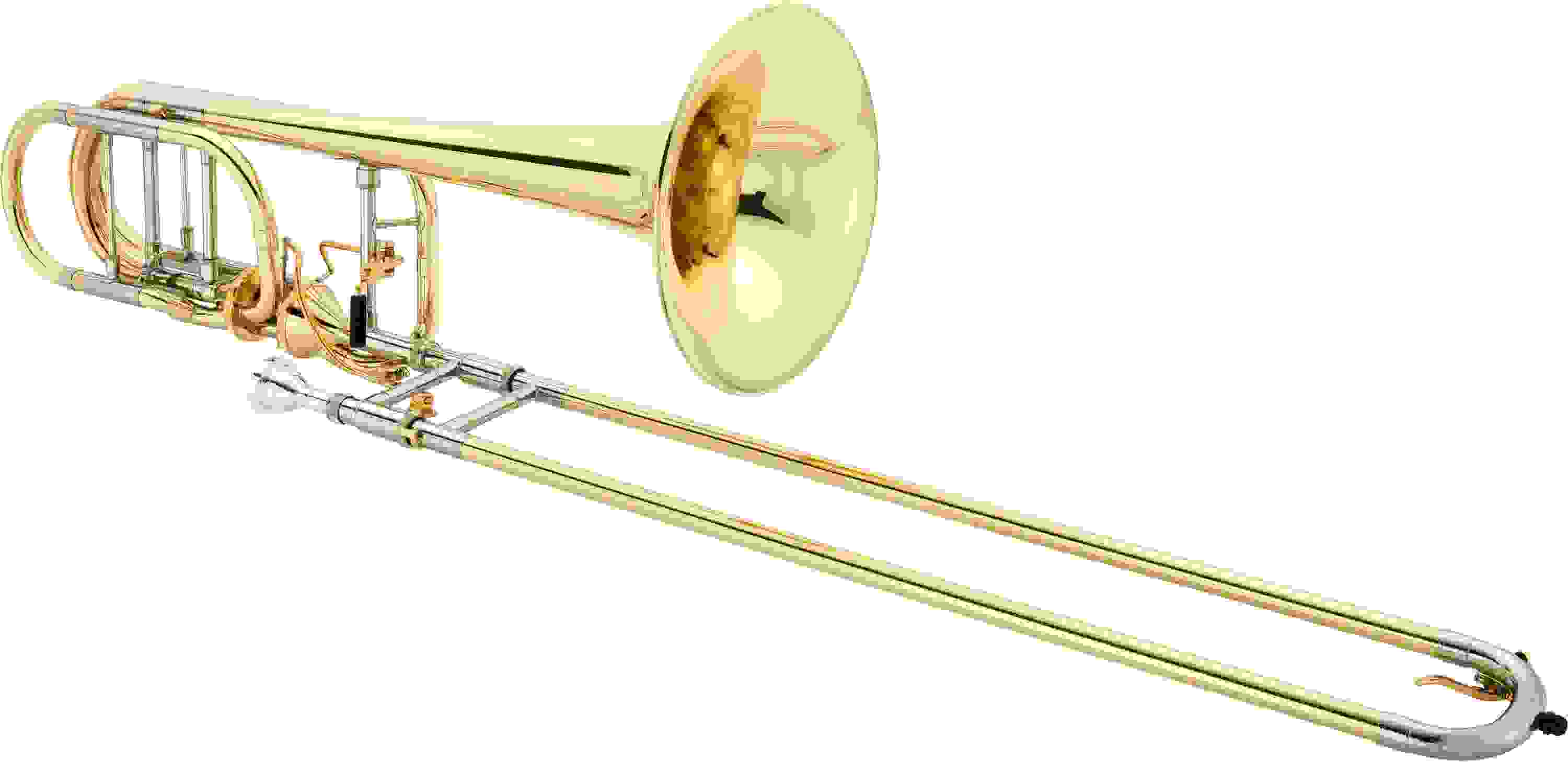 XO 1240L-T Professional Bass Trombone - Thru-Flo Valves - Clear Lacquer ...