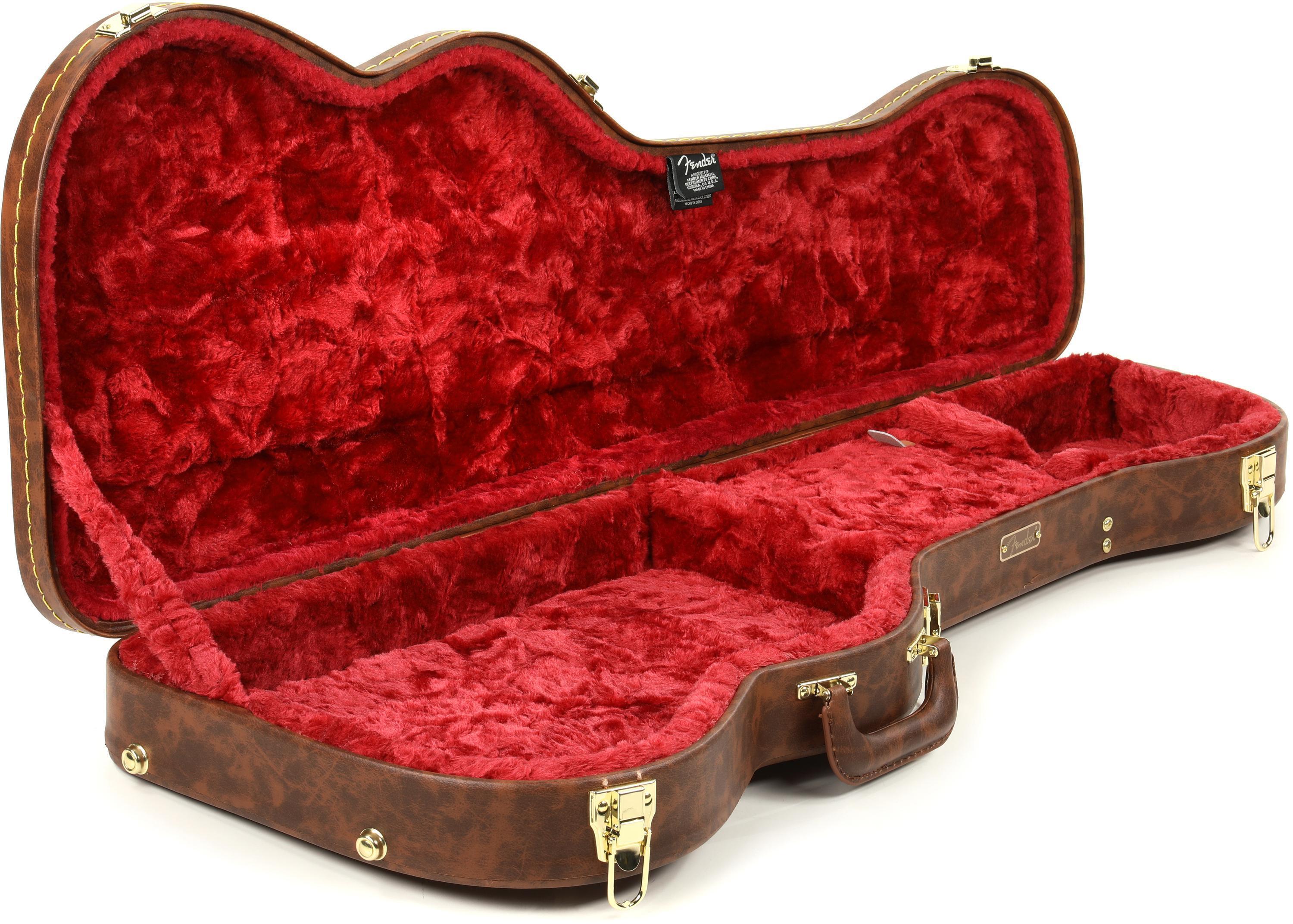 Fender Stratocaster/Telecaster Poodle Case - Brown | Sweetwater