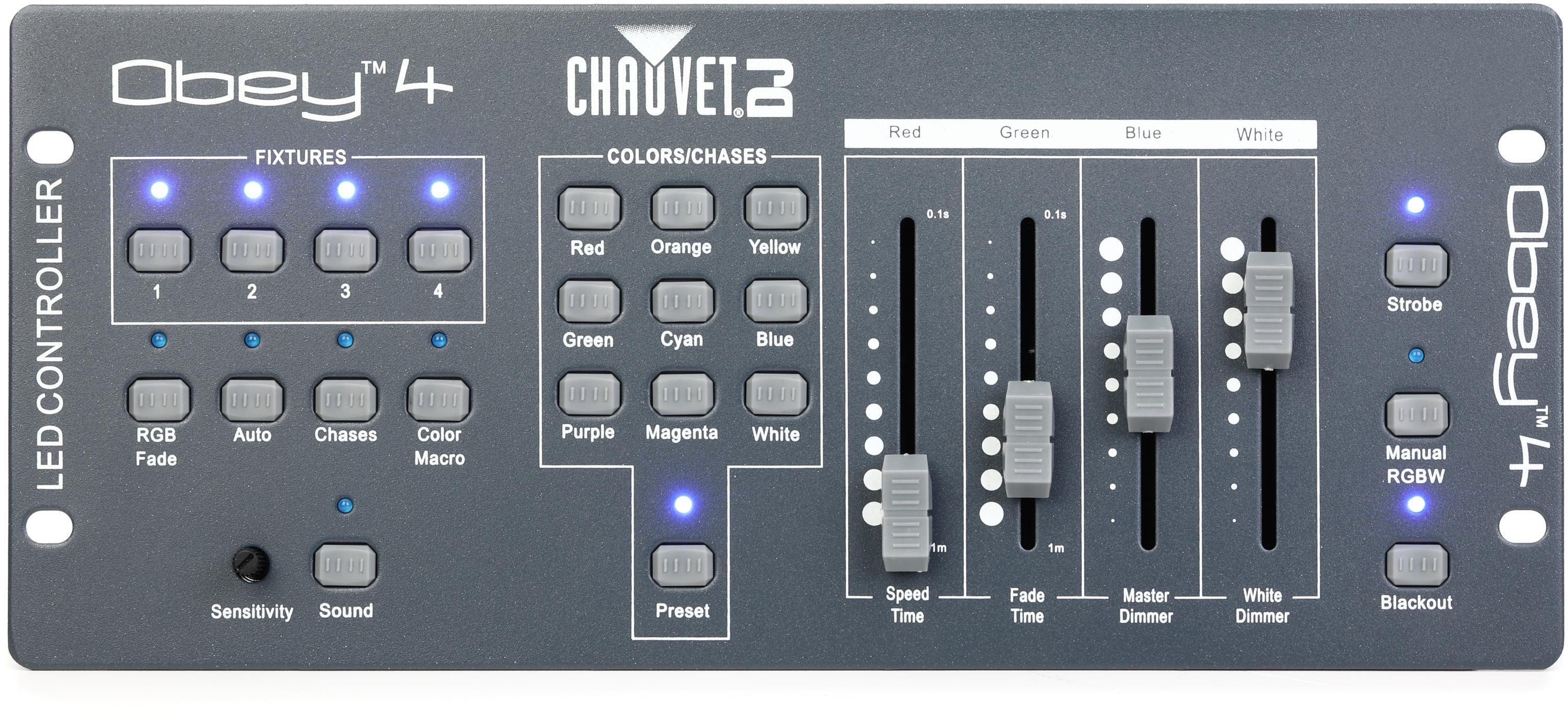 Chauvet DJ Obey 4 16-ch DMX Lighting Controller | Sweetwater
