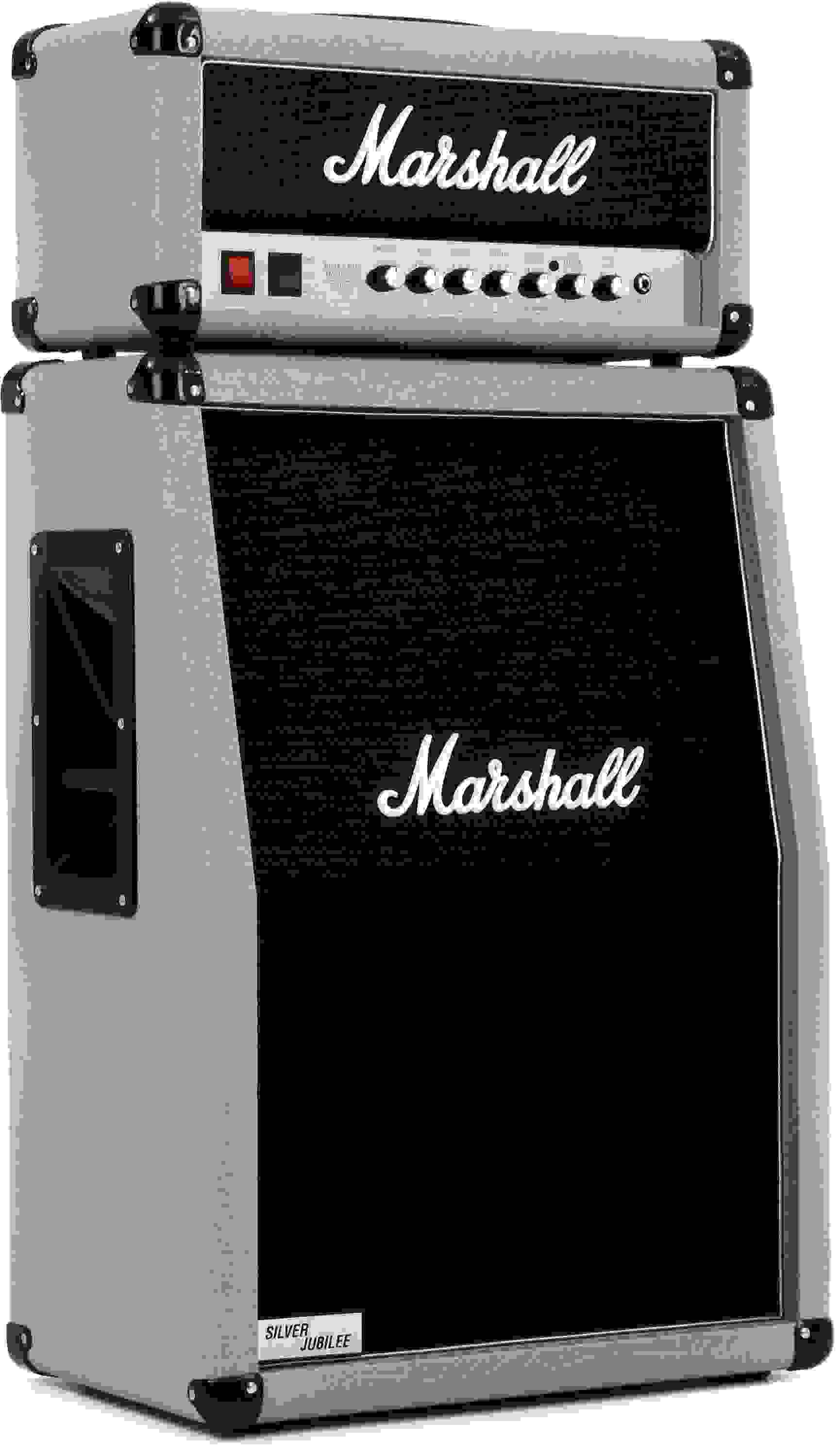 Marshall 2525H Mini Silver Jubilee and 2536A 2x12 Stack - Silver ...
