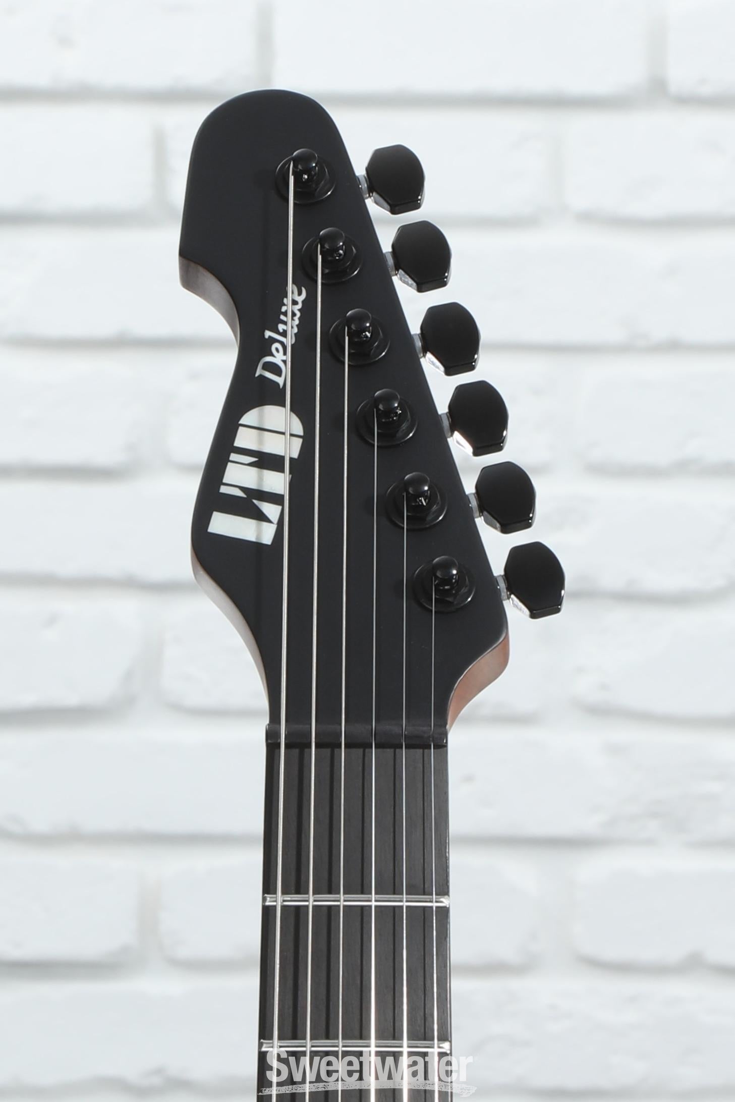 ESP SN-1 HT Electric Guitar - Black Blast | Sweetwater