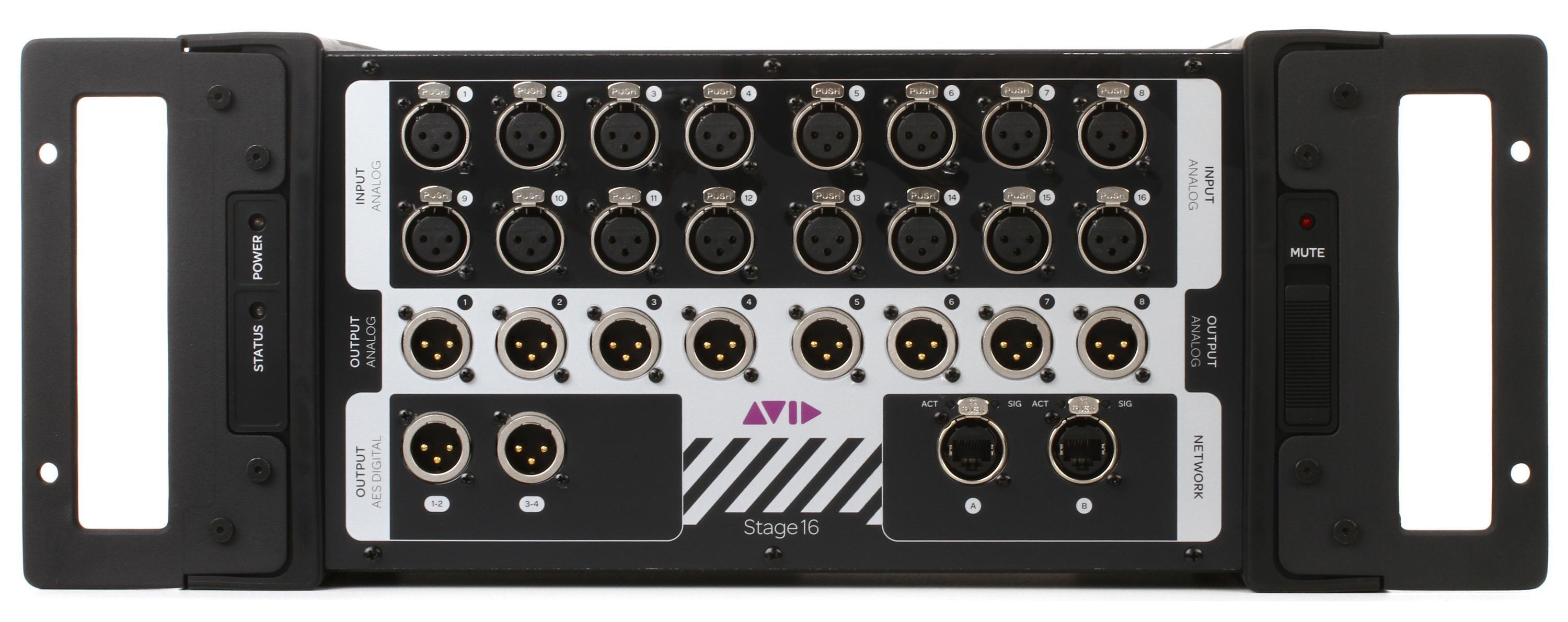 Avid Stage 16 Stage Box for S3L System | Sweetwater