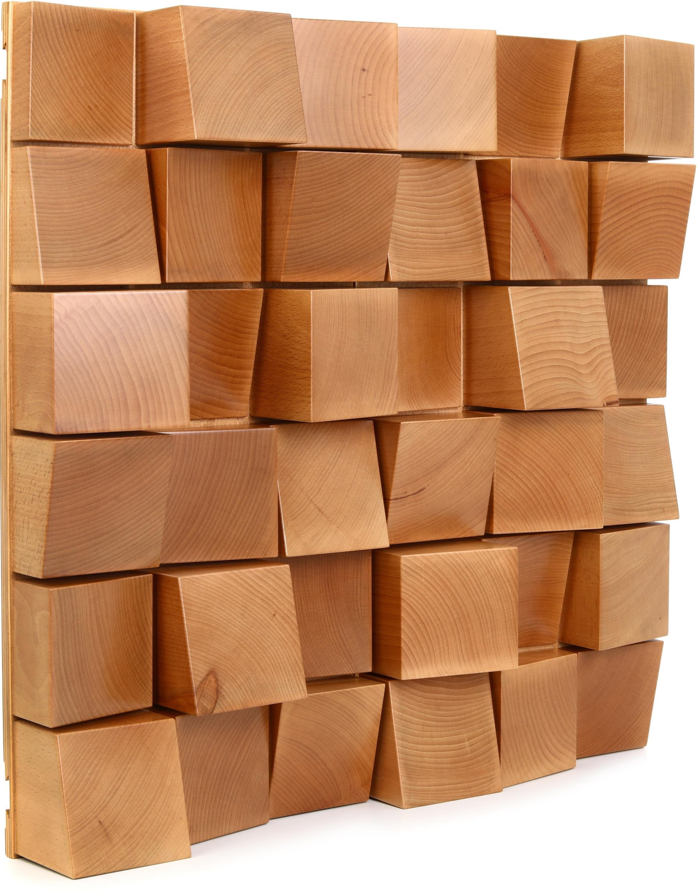 Vicoustic Multifuser Wood Sound Diffuser - Size 36, Natural Wood ...