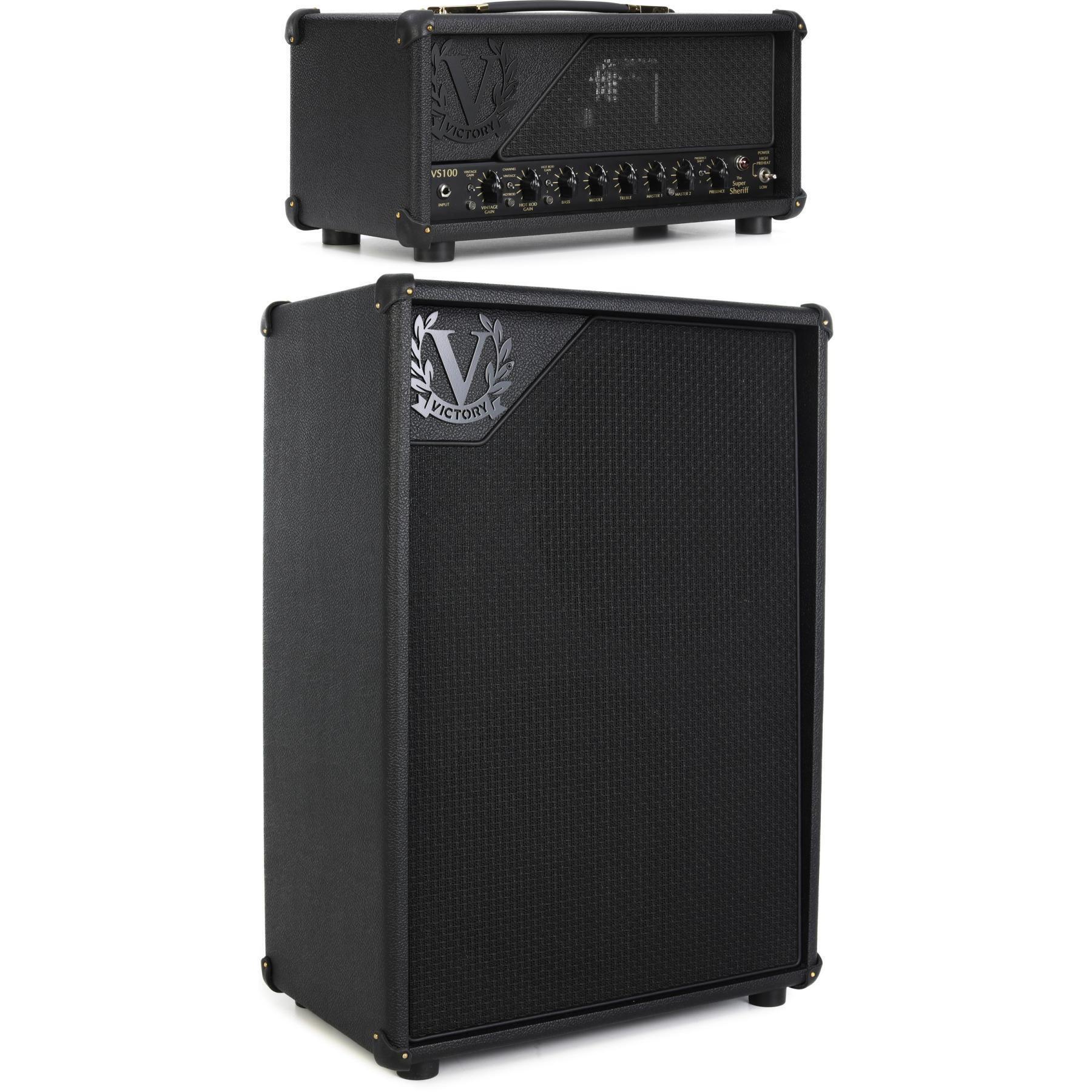 Victory Amplification VS100 Super Sheriff 100-watt Tube Head with 2x12 ...