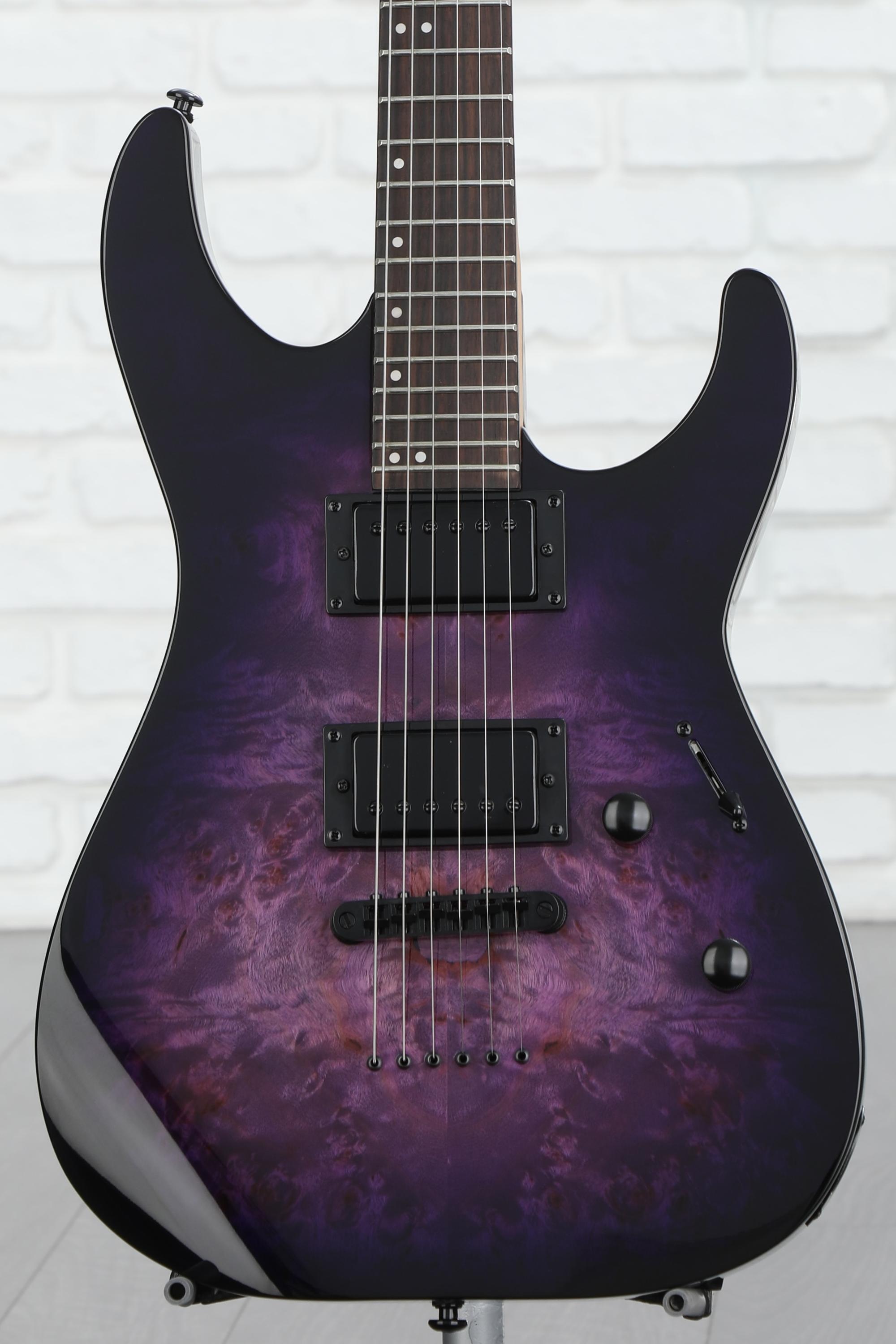 ESP LTD M-200DX Electric Guitar - Purple Burst | Sweetwater