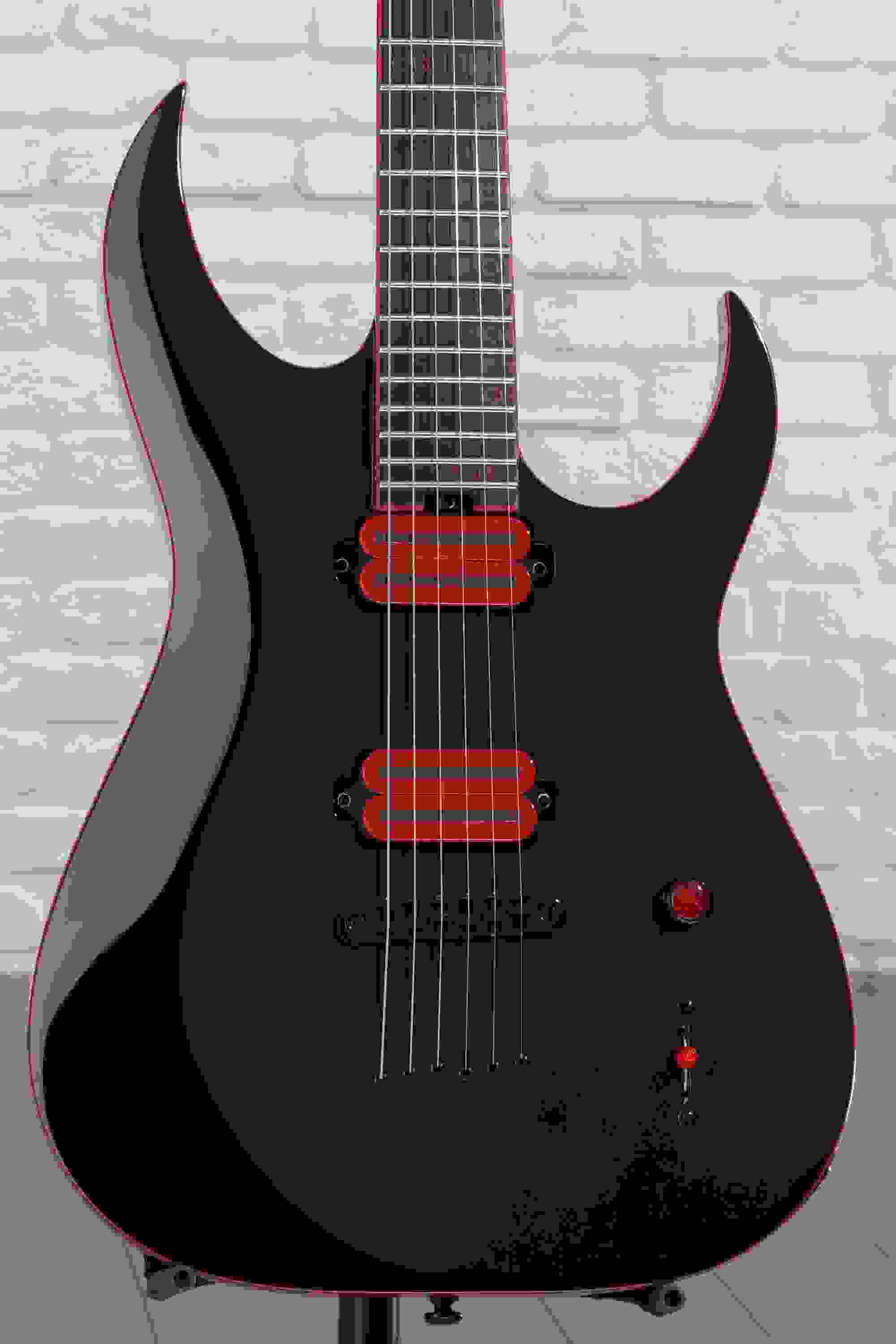 Schecter Sunset-6 Red Dawn Electric Guitar - Gloss Black | Sweetwater