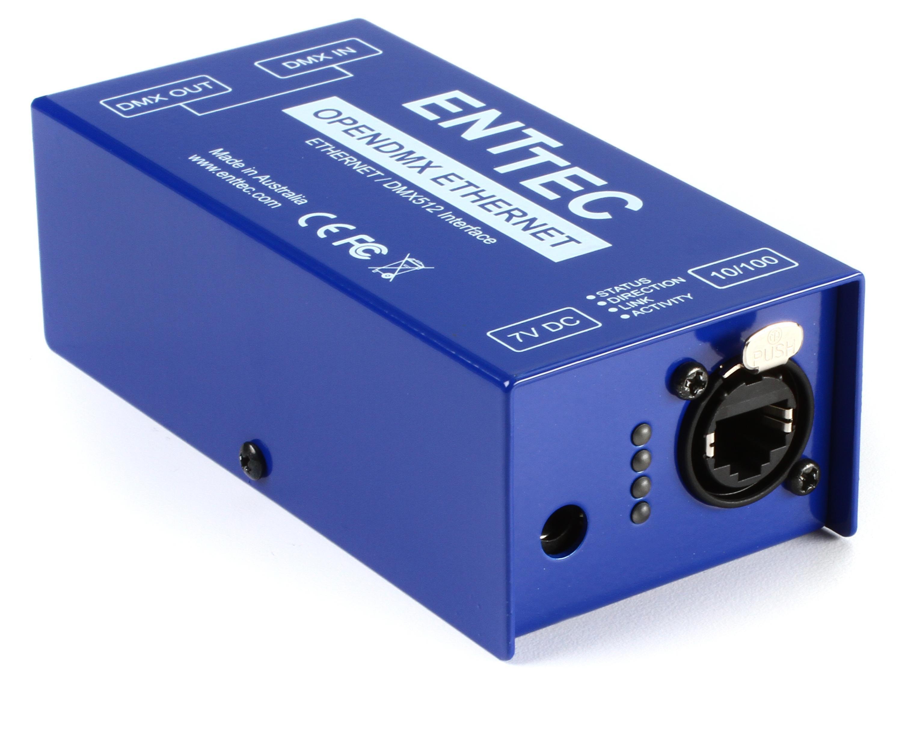 ENTTEC ODE 1-Port Open DMX Ethernet Gateway | Sweetwater