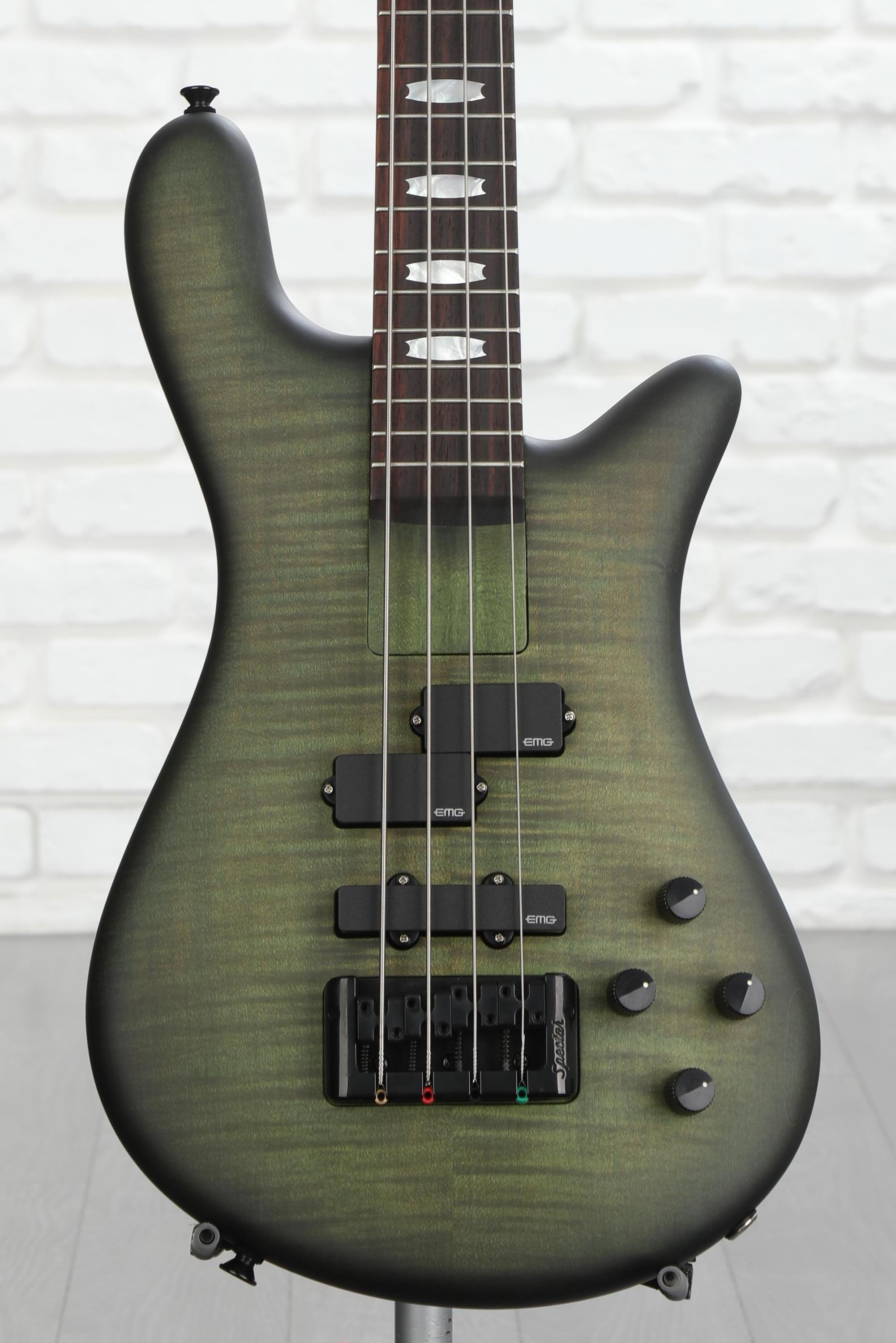 Spector Euro 4 LX Bolt-On Electric Bass Guitar - Haunted Moss | Sweetwater