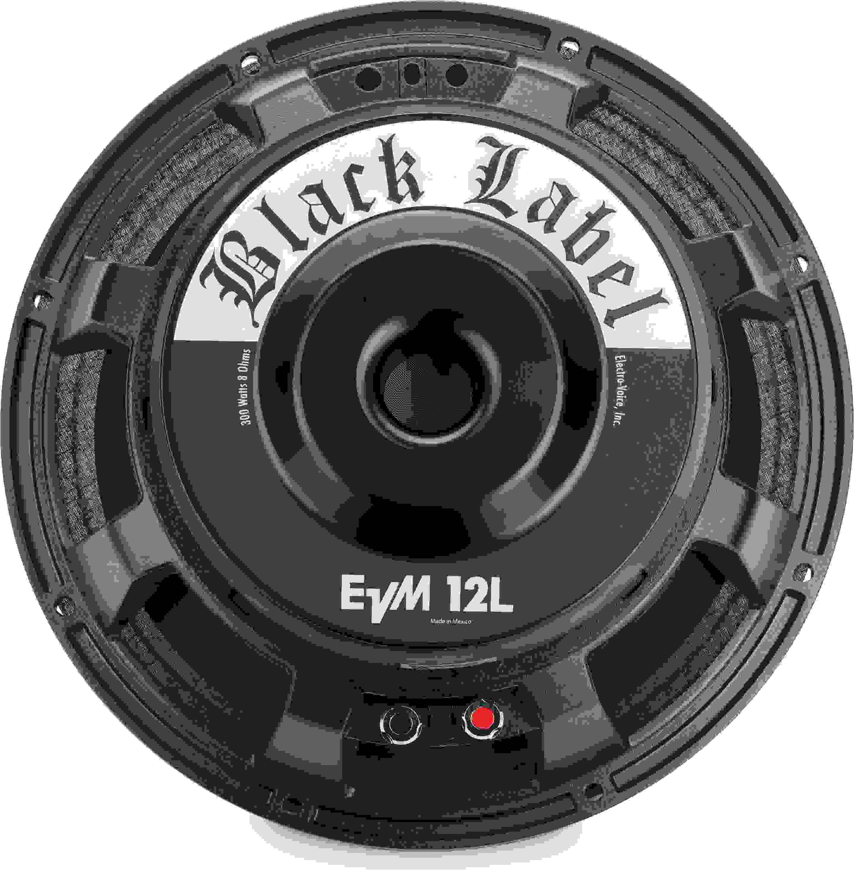 Electro-Voice EVM12L Black Label Zakk Wylde Signature 12-inch 300-watt Guitar Speaker - 8 Ohms ...