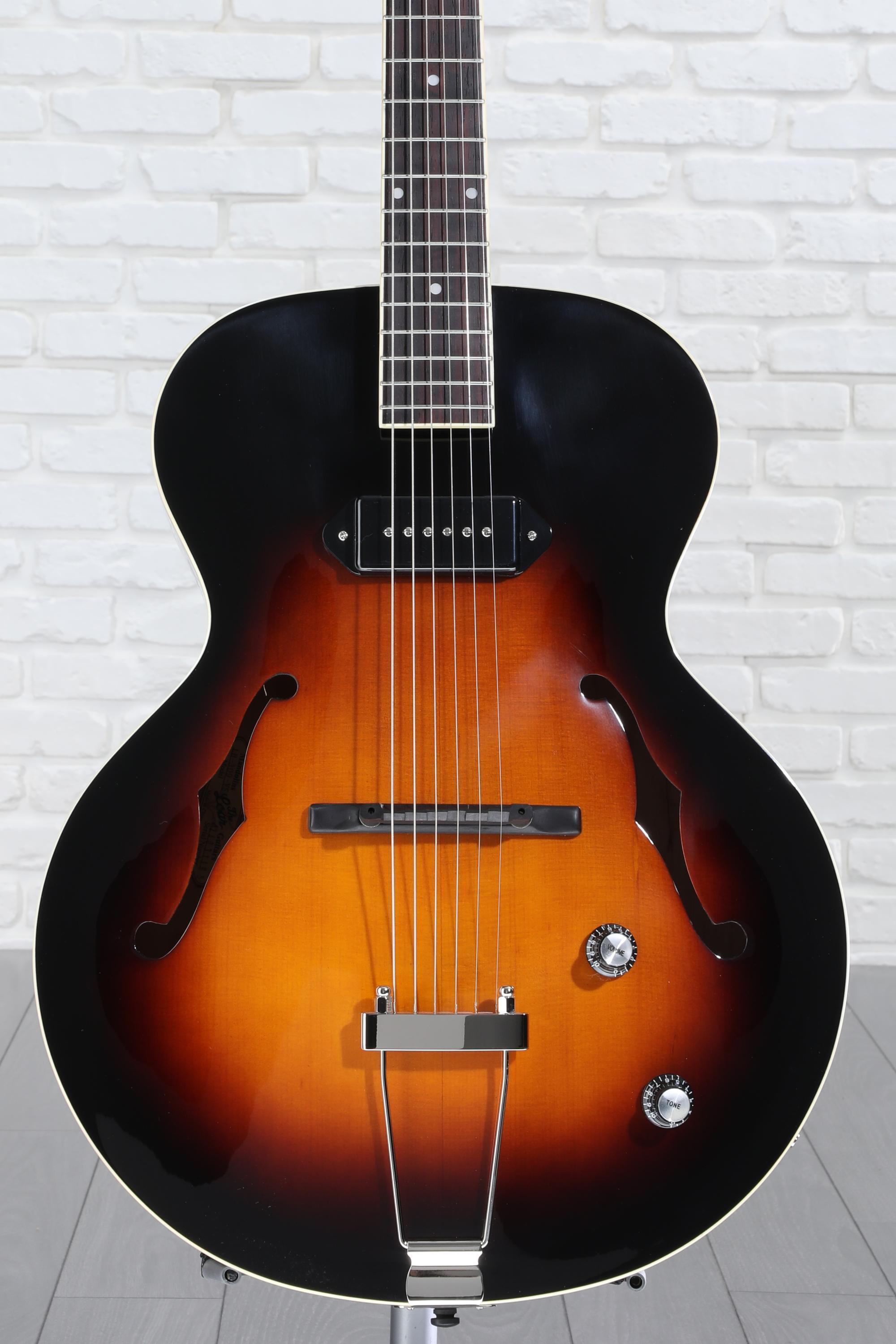 The Loar LH-309-VS Archtop Hollowbody Electric Guitar - Vintage ...