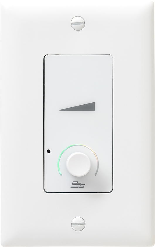 BSS EC-V Ethernet Controller with Volume Control - White | Sweetwater