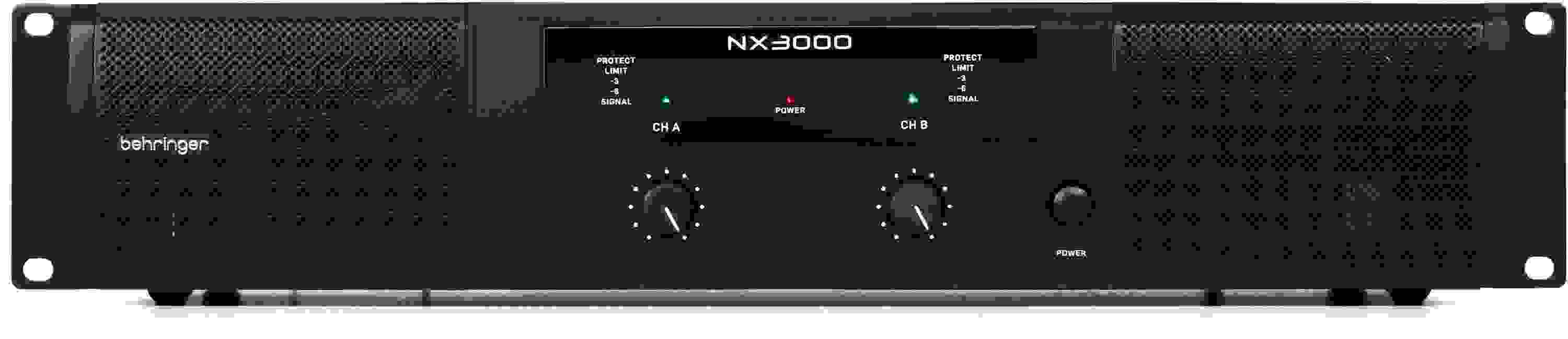 Behringer NX3000 1,500-watt 2-channel Power Amplifier | Sweetwater