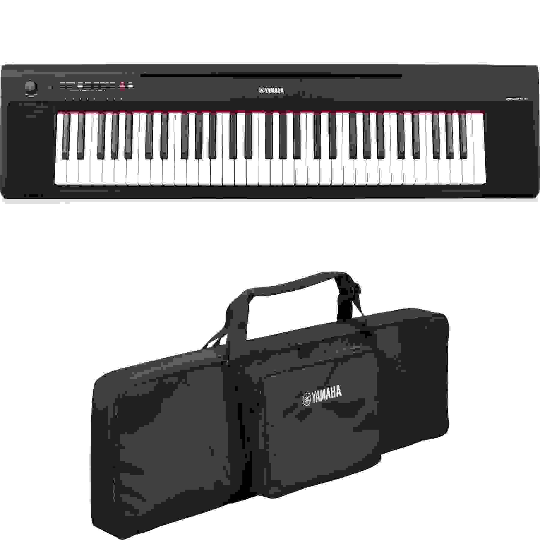 Yamaha Piaggero NP-15 61-key Portable Piano with Soft Case - Black | Sweetwater