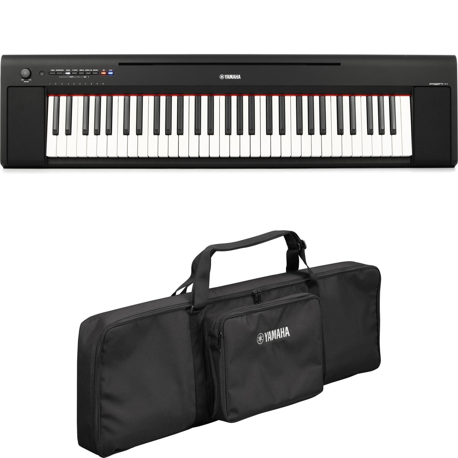 Yamaha Piaggero NP-15 61-key Portable Piano with Soft Case - Black ...