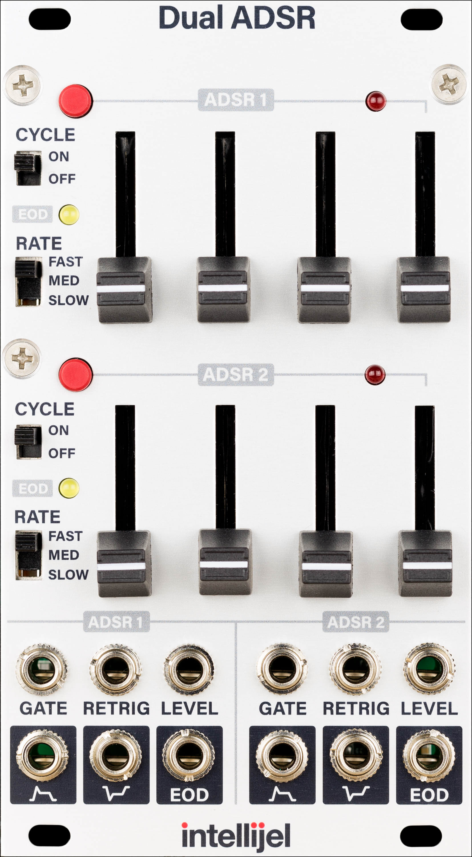 Intellijel Dual ADSR Eurorack Dual Envelope Module | Sweetwater