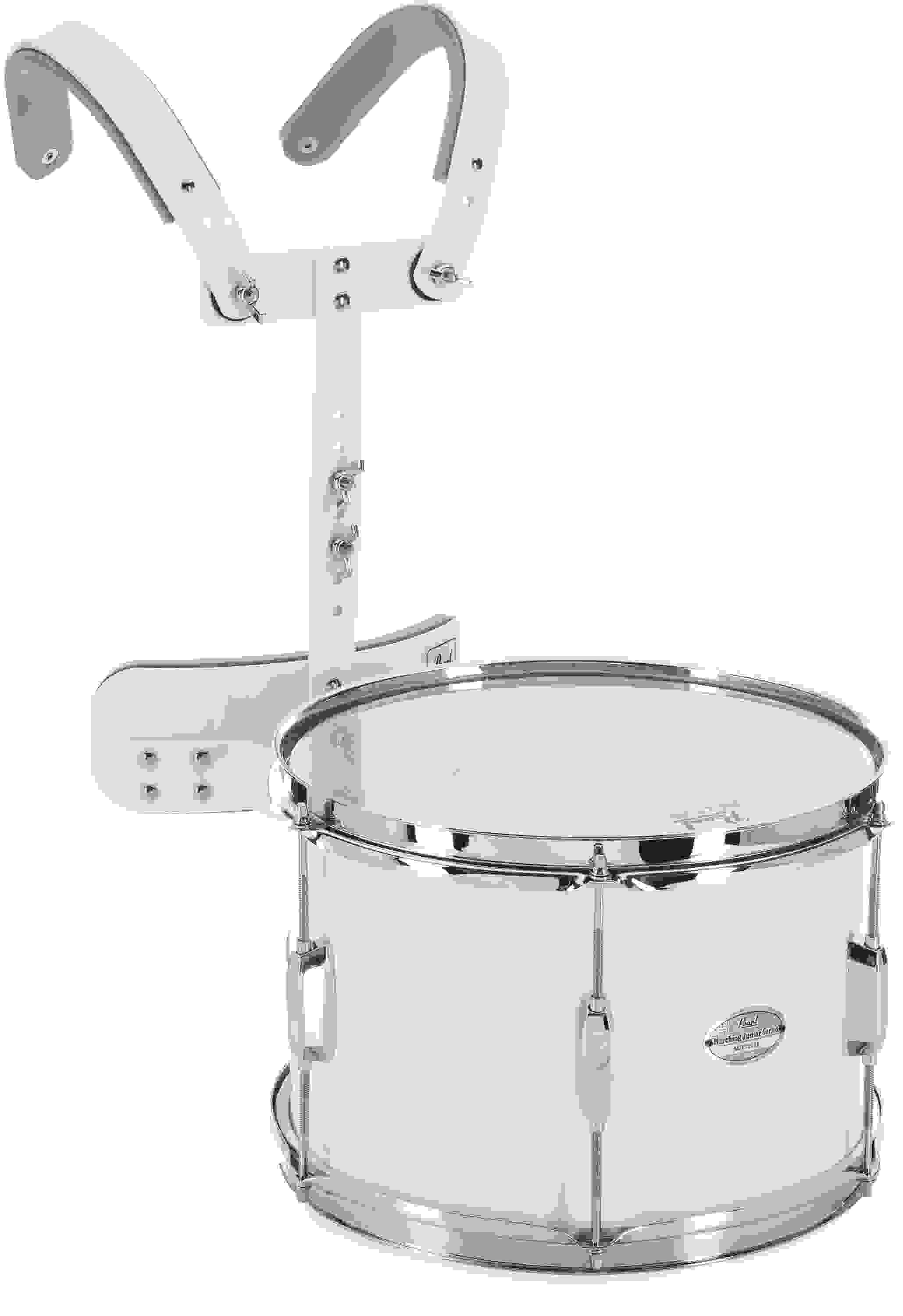 Pearl Jr. Marching Series Tenor - 8 inches x 12 inches, Pure White ...