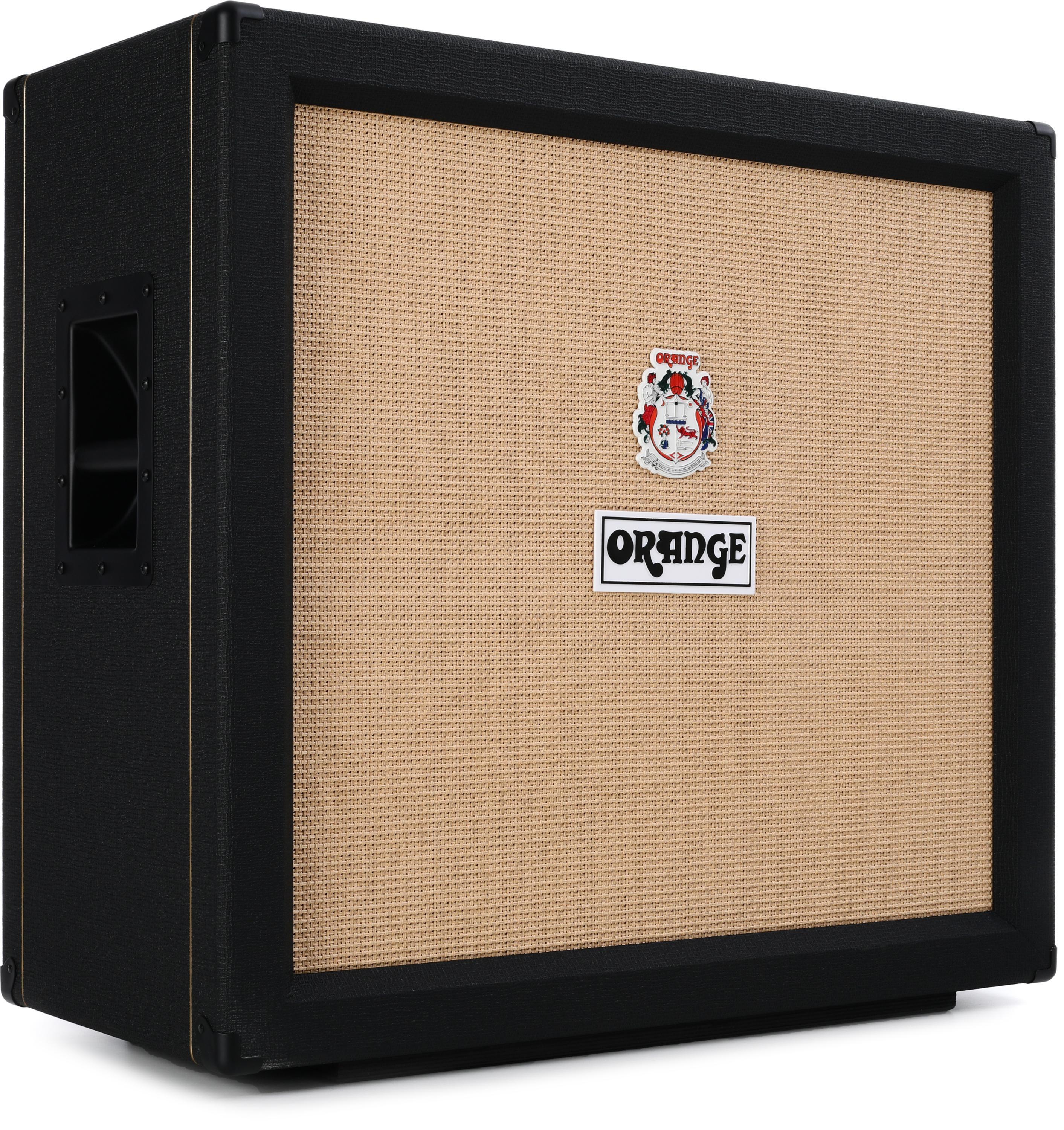 Orange PPC412-C - 240-watt 4x12" Straight Cabinet - Black | Sweetwater