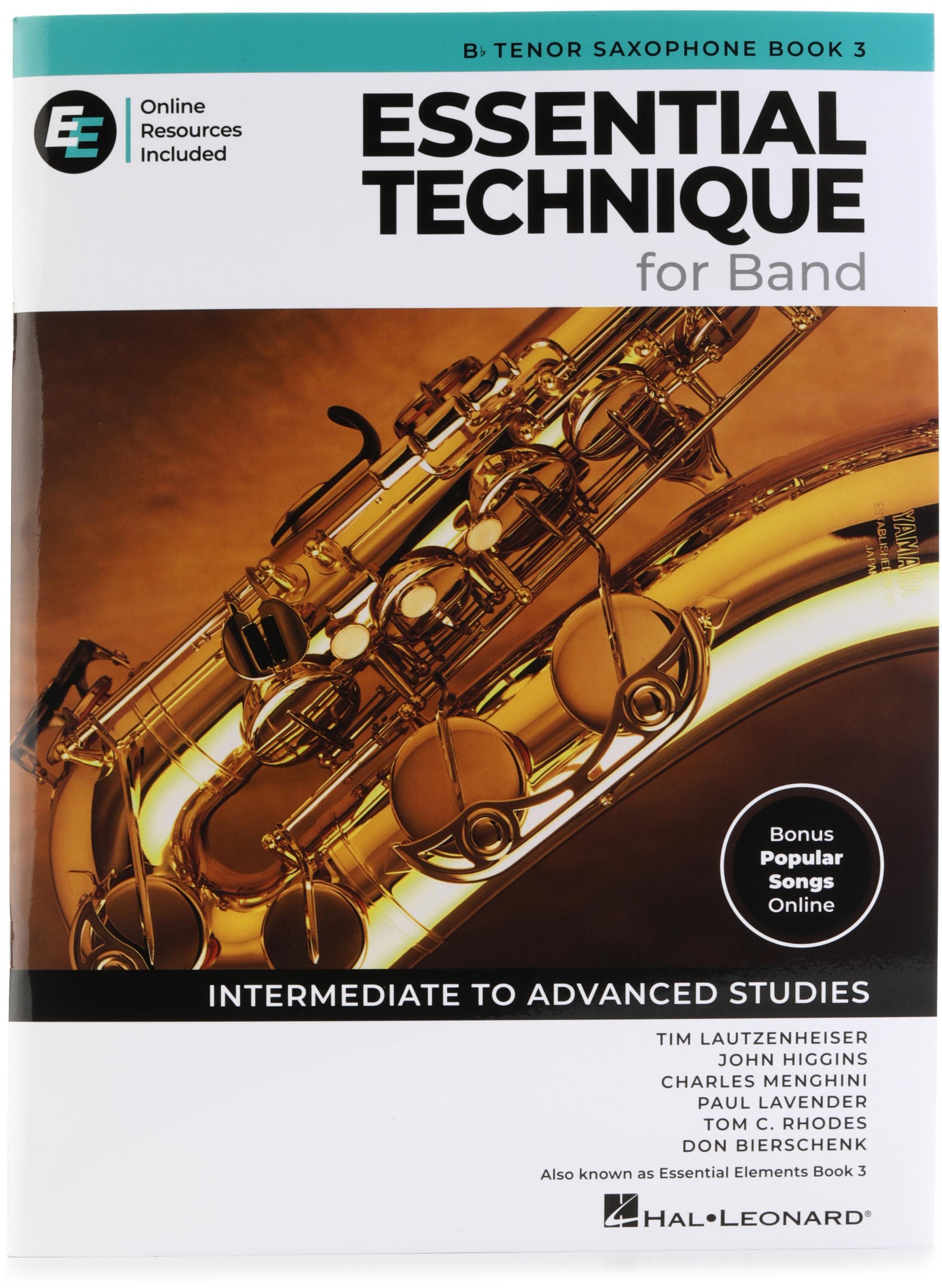 Hal Leonard Essential Techniques for Band - Bb Tenor Saxophone, Book 3 ...