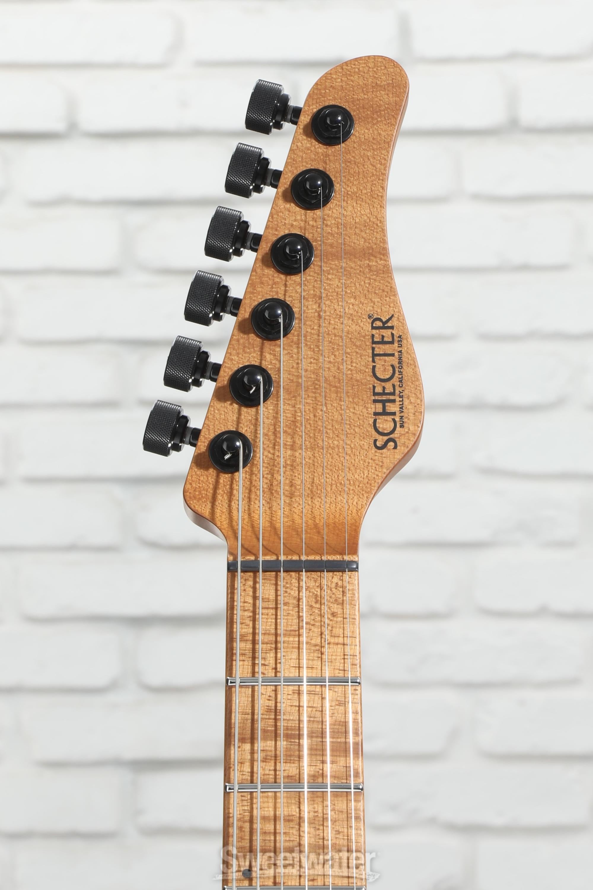 Schecter USA Aaron Marshall Signature AM-6 Electric Guitar - Pale ...