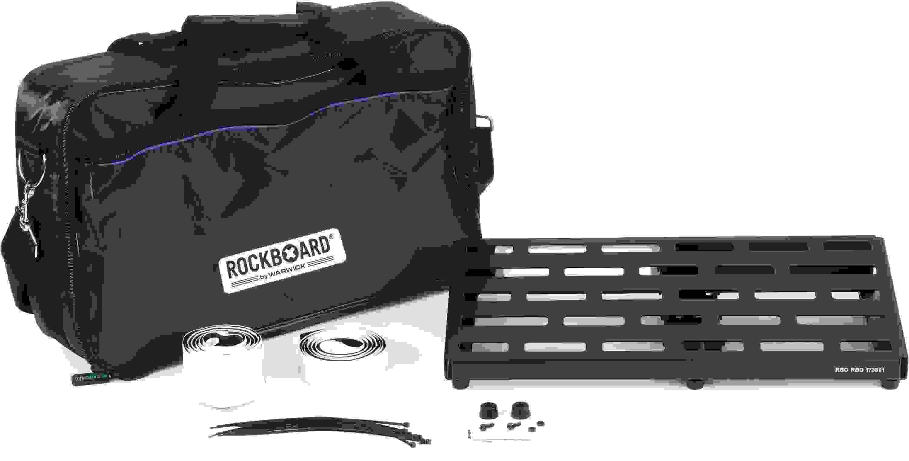 RockBoard by Warwick Tres 3.0 Pedalboard - 17.40 inches x 9.29 inches ...