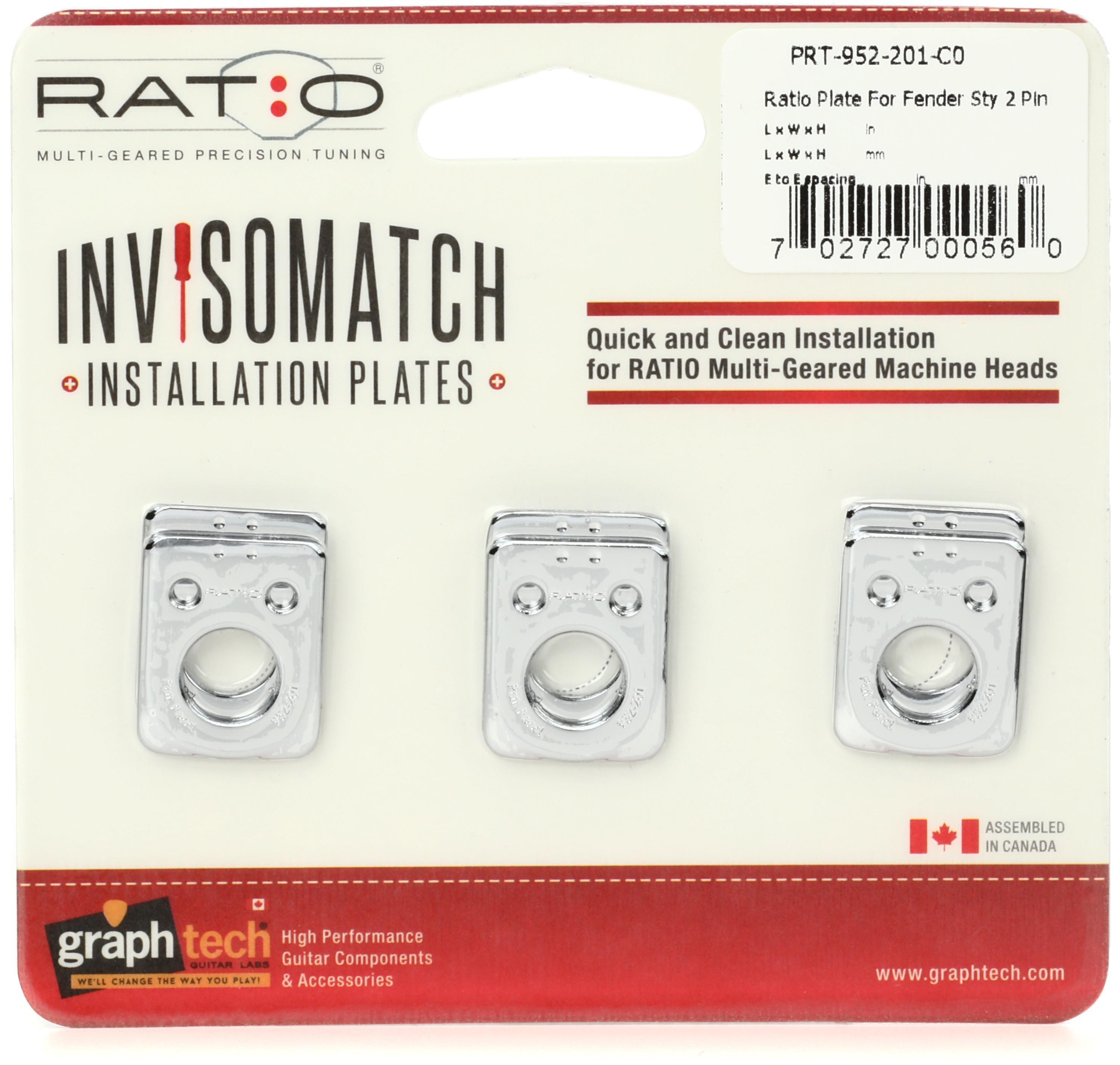 Graph Tech PRT-952-201-C0 Ratio InvisoMatch Machine Head Mounting ...