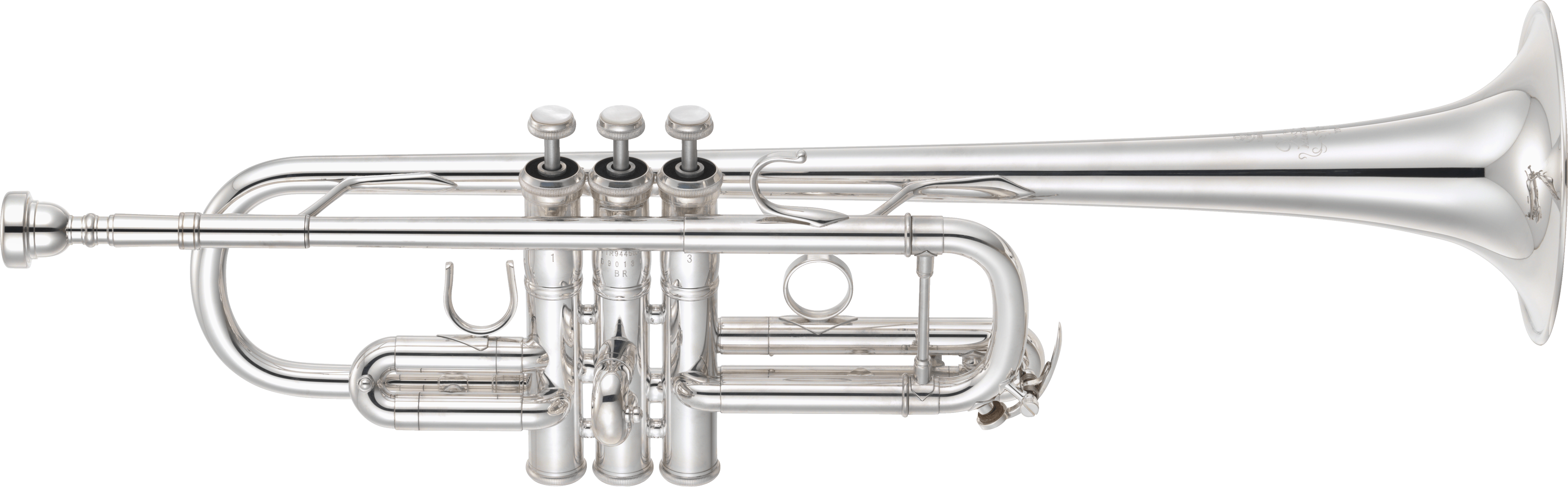 Yamaha YTR-9445NYS-YM-BR III Xeno Artist Professional C Trumpet - Silver-plated | Sweetwater