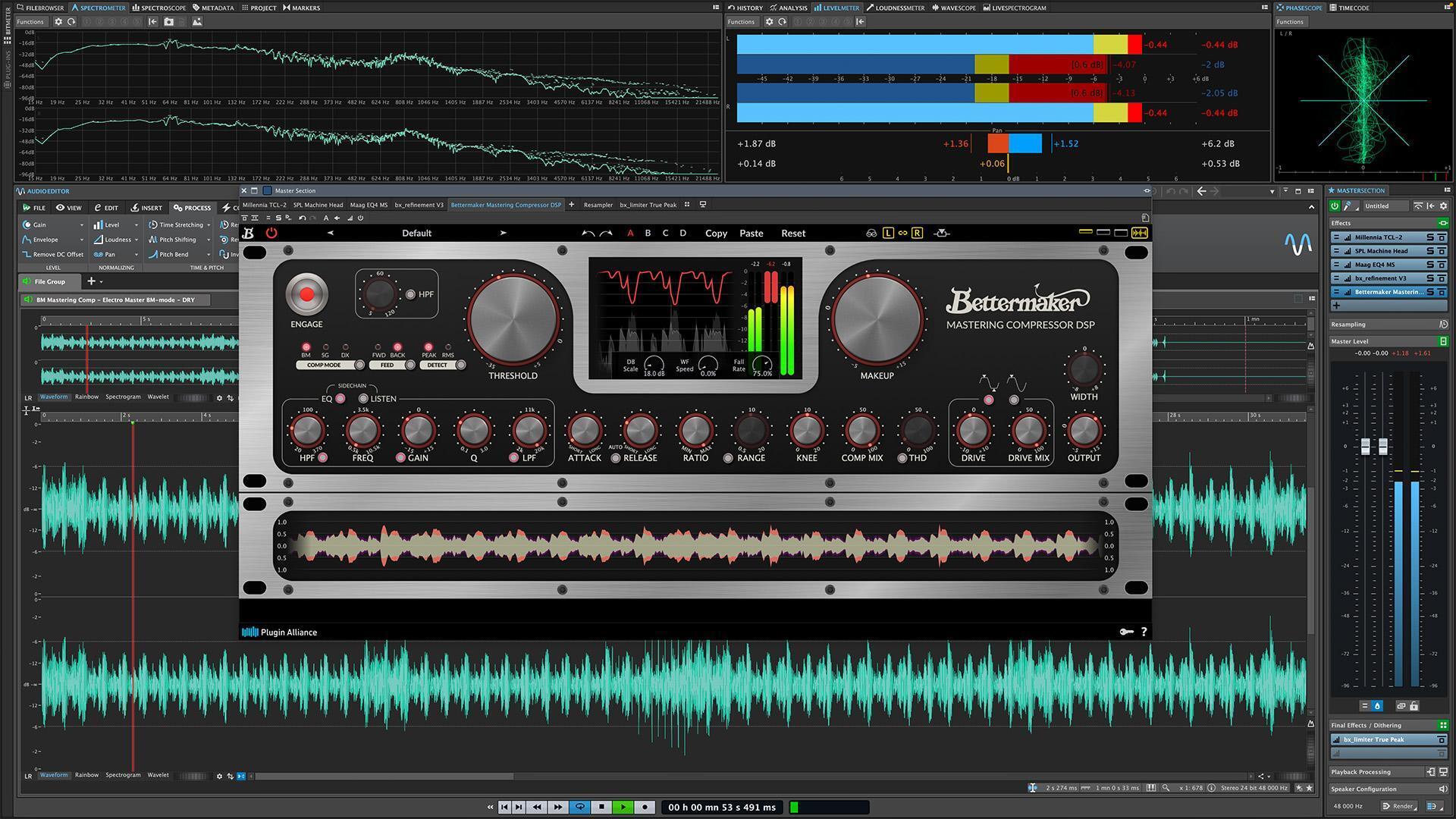 Bettermaker Mastering Compressor Plug-in | Sweetwater