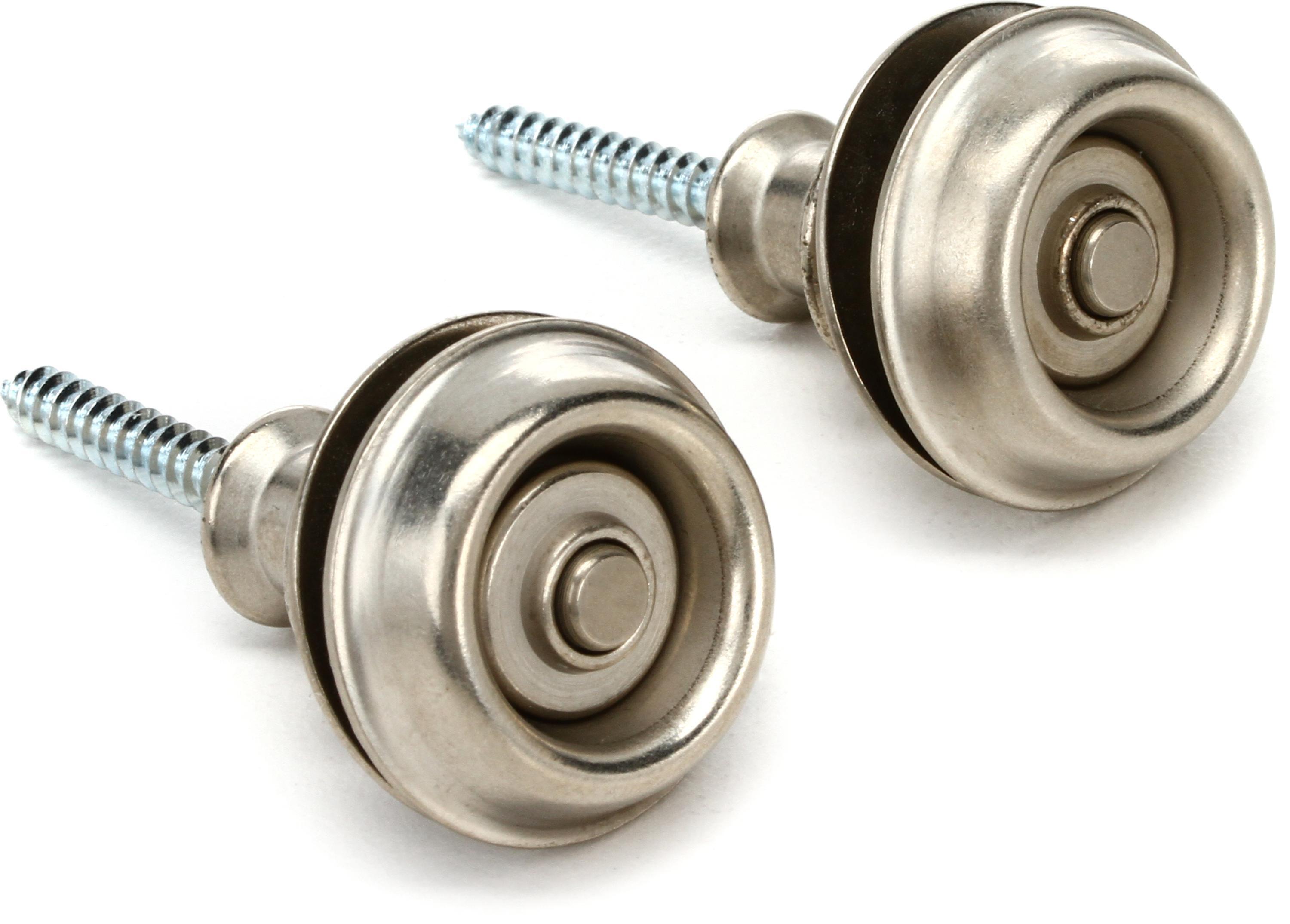 Dunlop Straplok Dual Design Strap Retainer System - Vintage Nickel ...