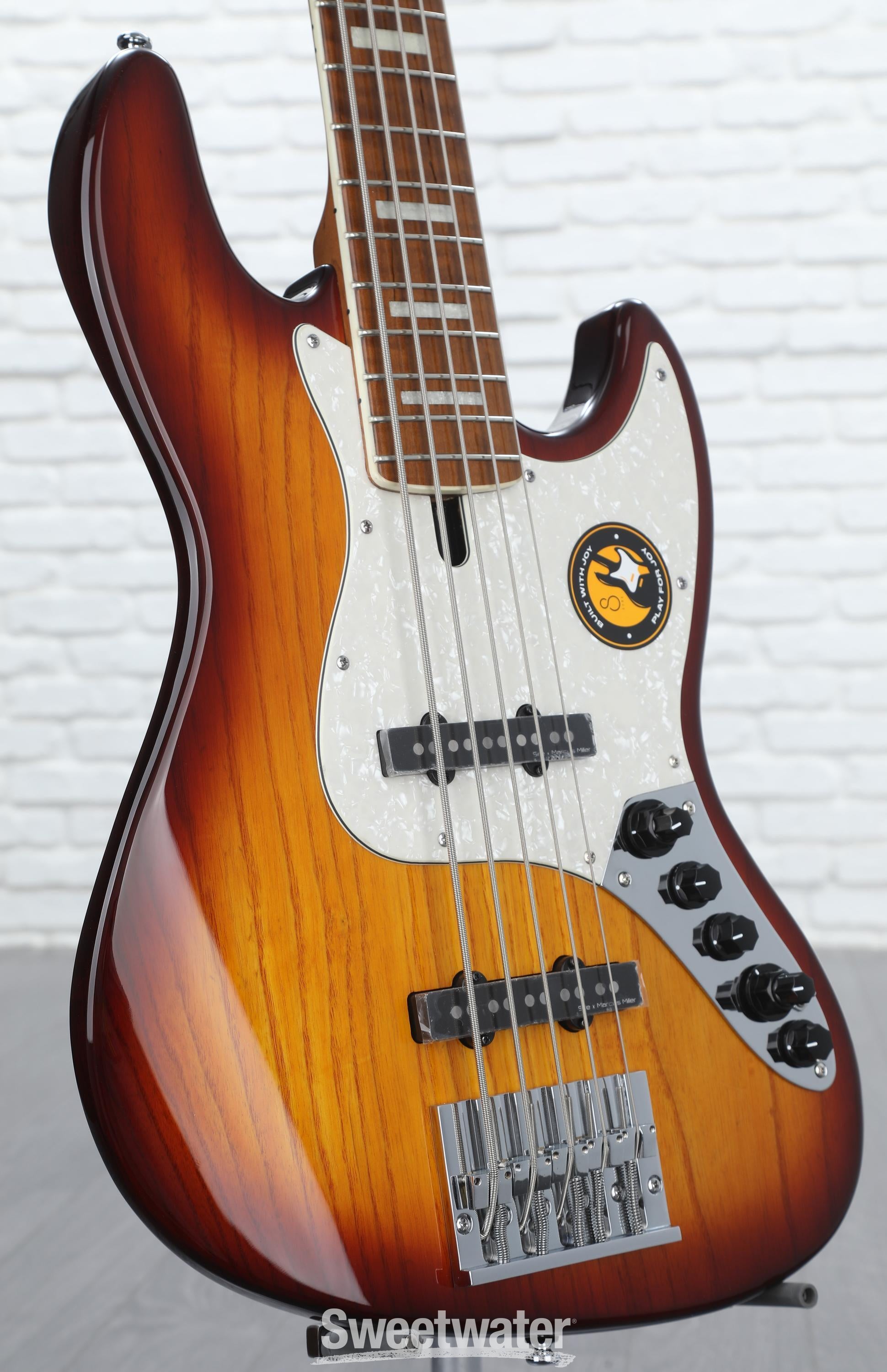 Sire Marcus Miller V8 5-string Bass Guitar - Tobacco Sunburst | Sweetwater