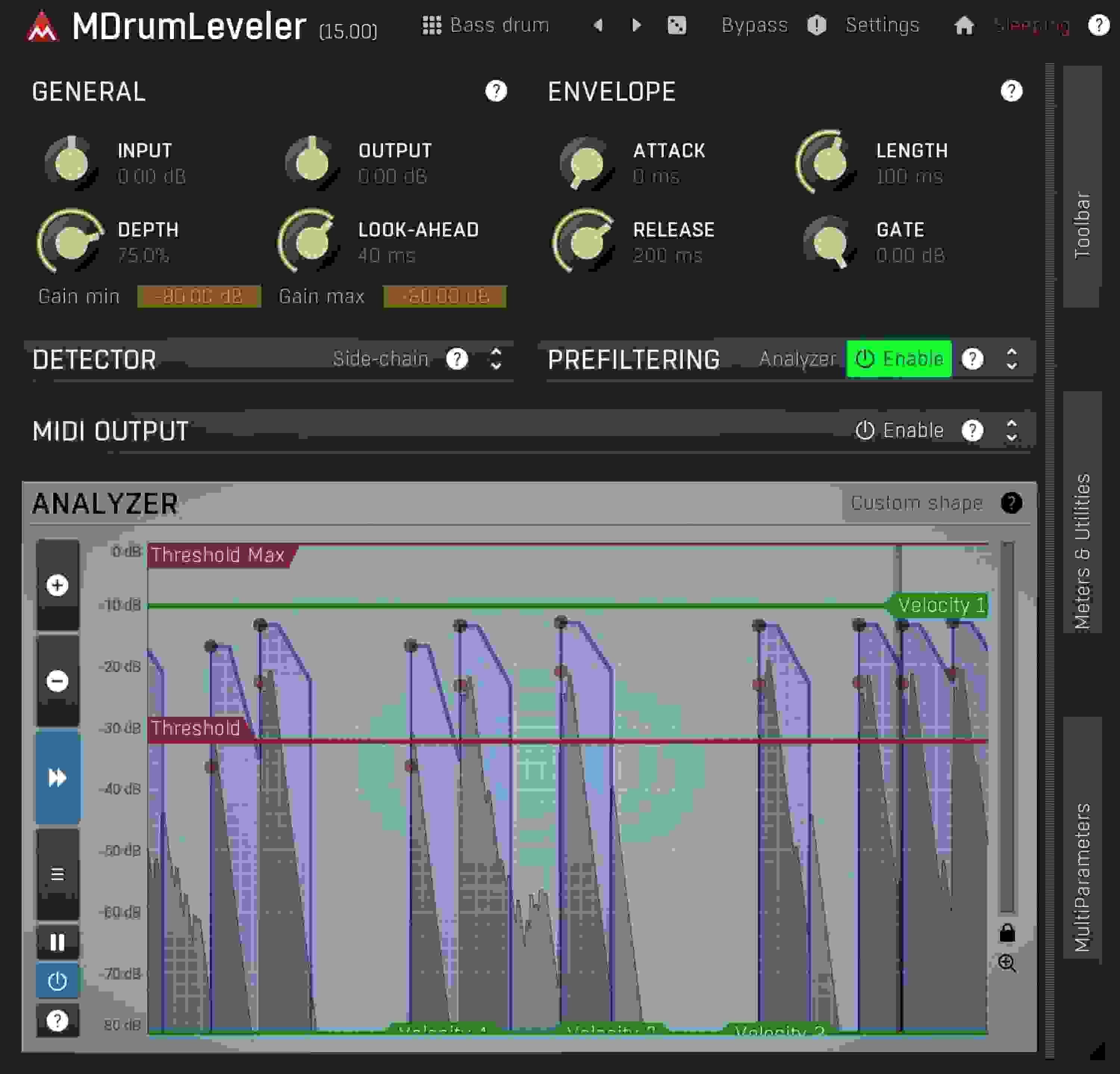 MeldaProduction MDrumLeveler Drum Leveler Plug-in | Sweetwater