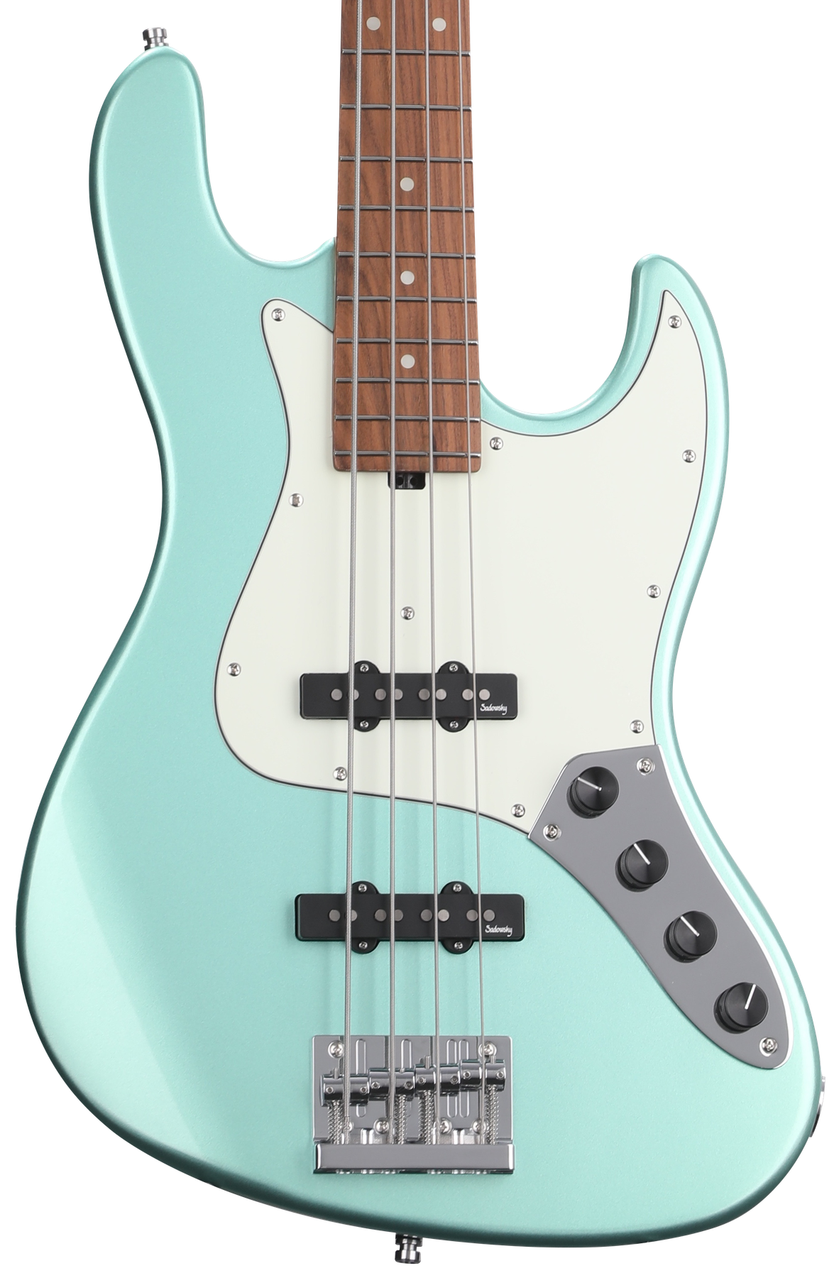 Sadowsky MetroExpress 21-fret Vintage JJ Bass, 4-string - Sage Green Metallic | Sweetwater