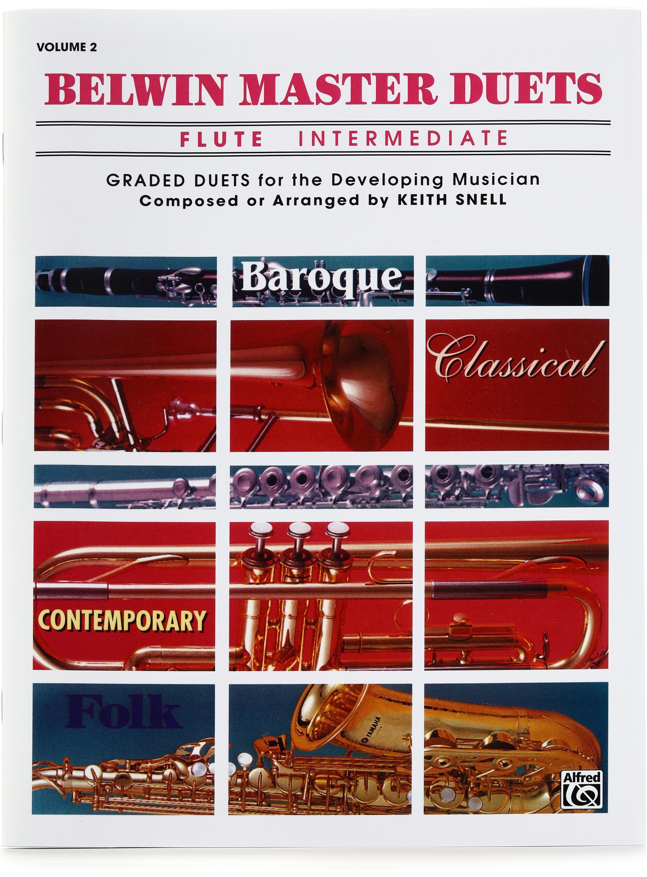 Alfred Belwin Master Duets, Volume 2: Flute - Intermediate | Sweetwater
