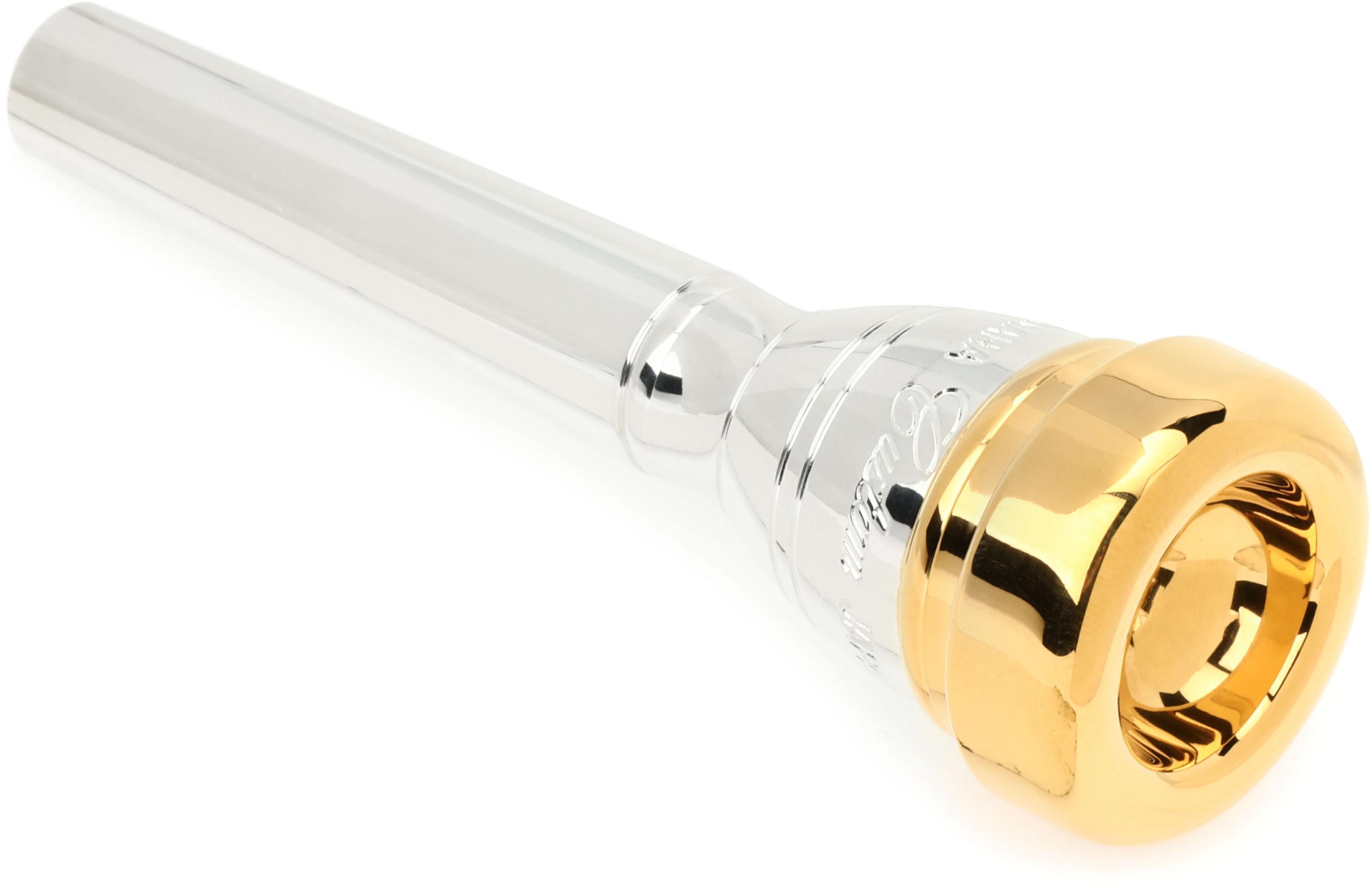 Yamaha Heavyweight Trumpet Mouthpiece - 11B4, Gold-plated Rim and Cup ...