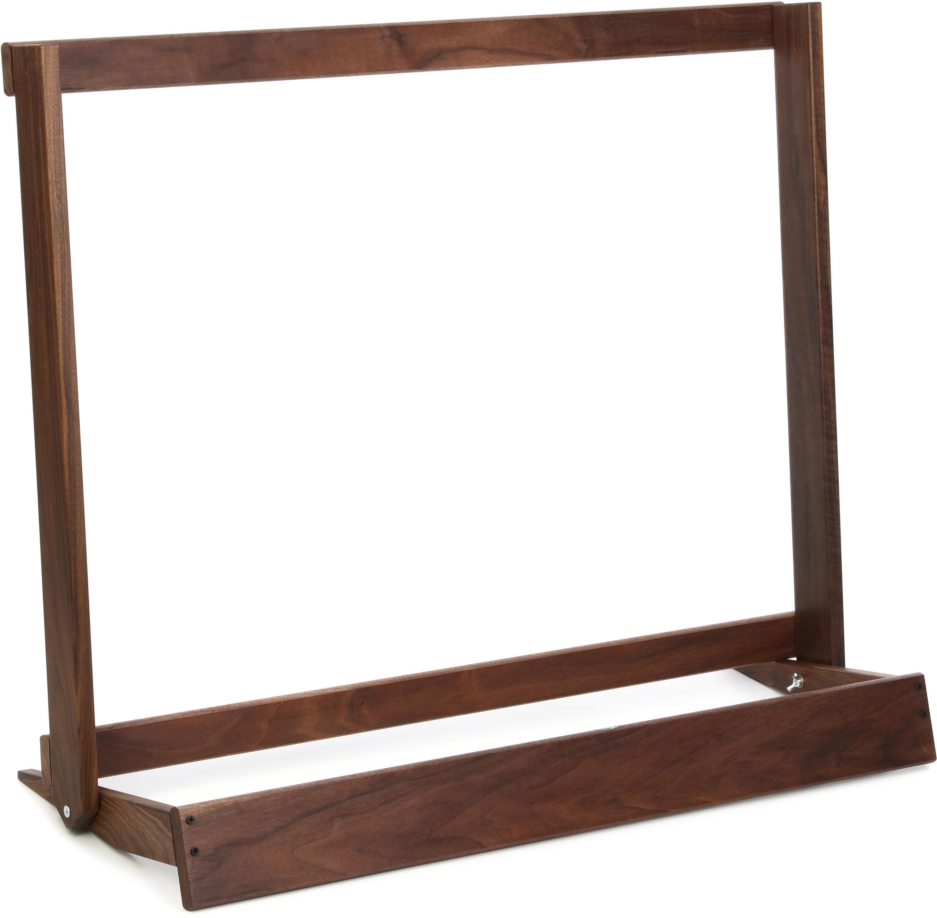 String Swing CC29 Guitar Case Floor Rack - Black Walnut | Sweetwater