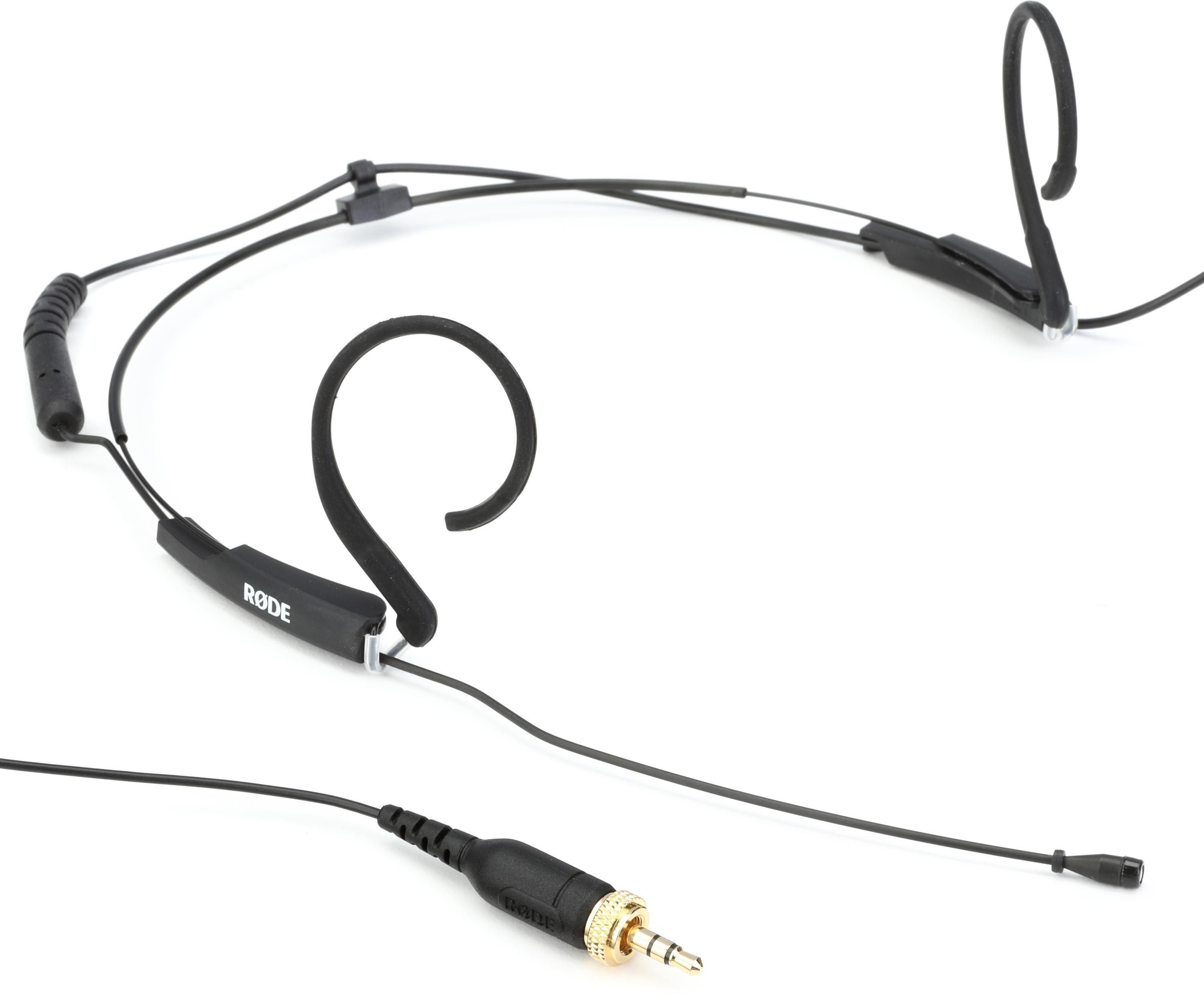 Rode HS2 Headset Microphone for Wireless Systems - Black | Sweetwater