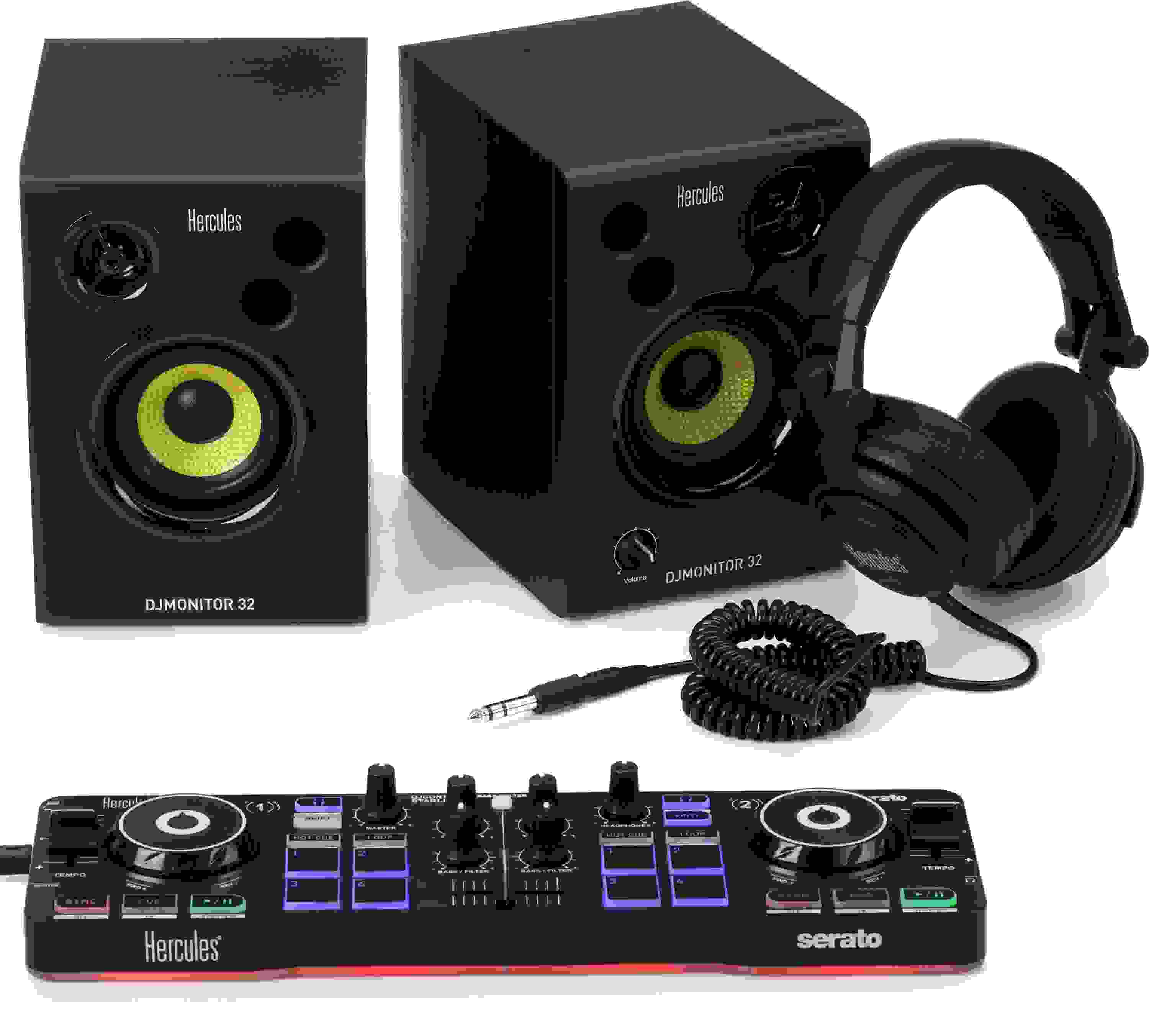 Hercules DJ DJ Starter Kit Complete DJ System | Sweetwater
