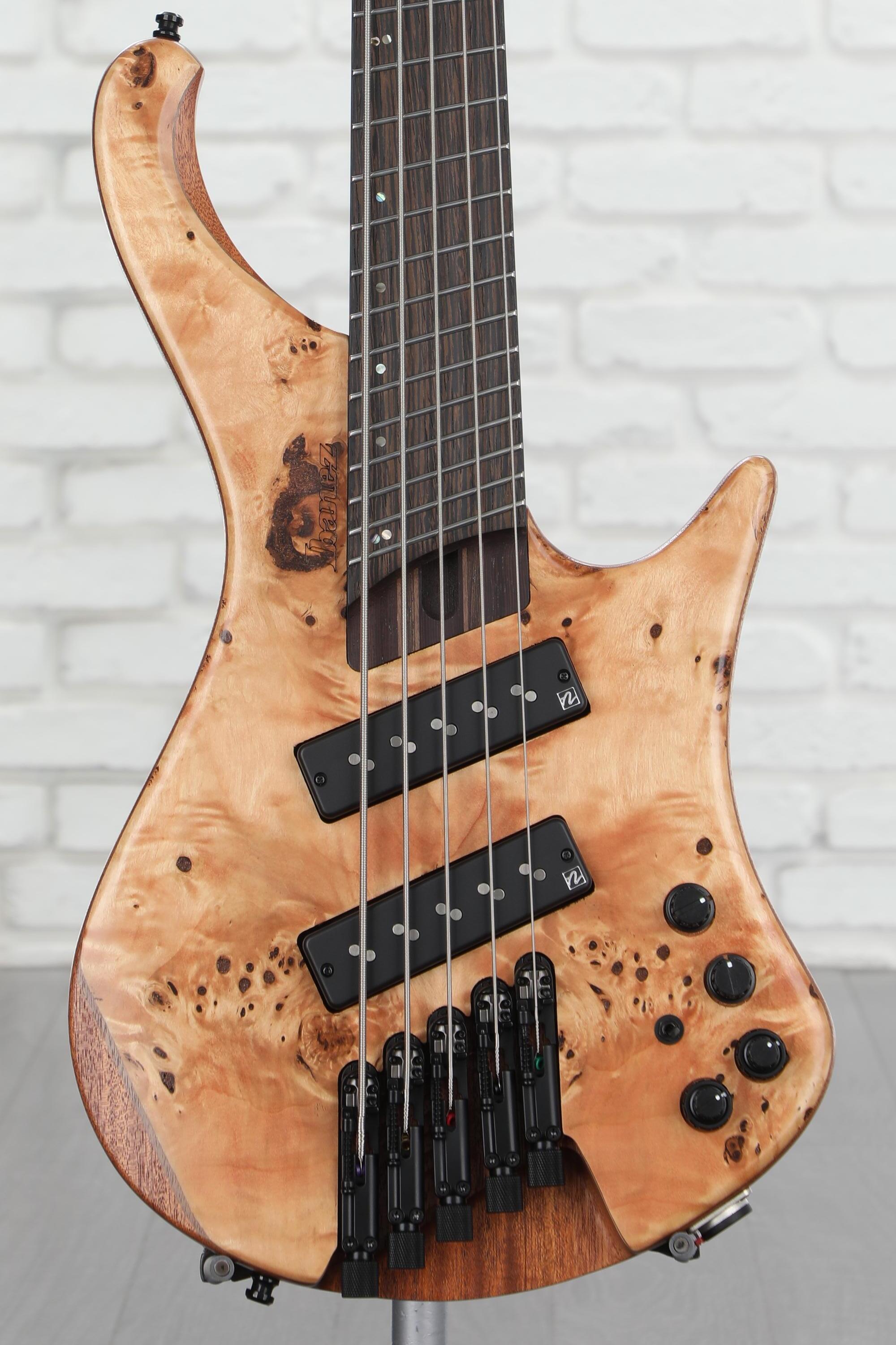 Ibanez EHB Ergonomic Headless 5-string Multi-scale Bass Guitar - Florid ...