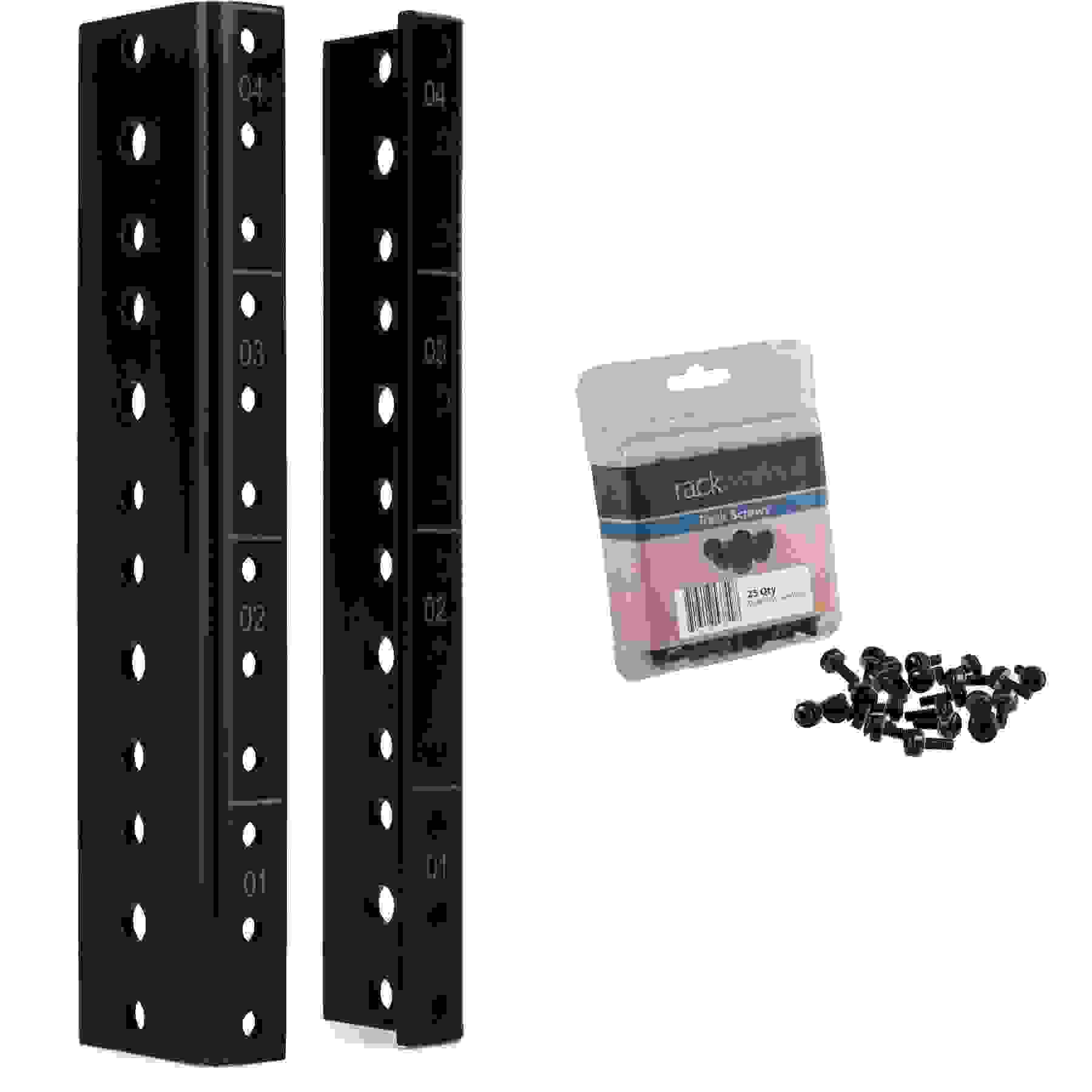 Gator GRW-RACKRAIL-04U Rack Rail Set with Rack Screws | Sweetwater